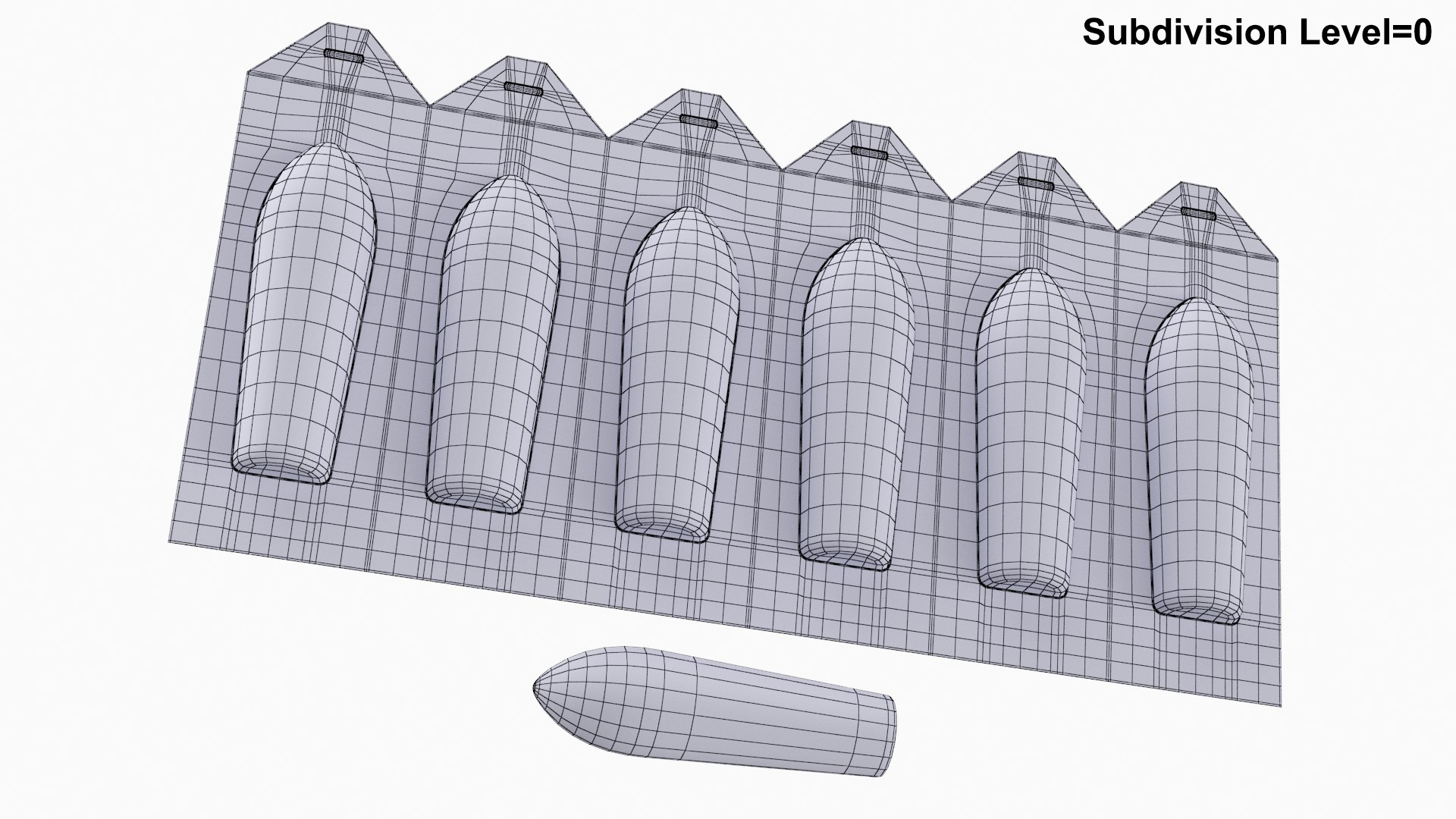 Medical Suppository Set 3D - TurboSquid 2168270
