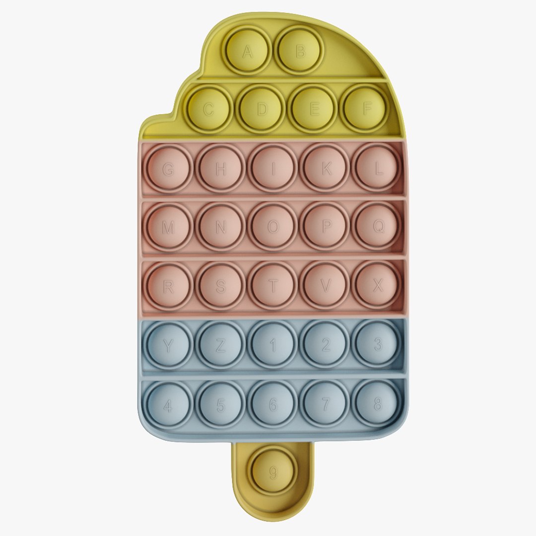 3D Popit ice cream2 model - TurboSquid 1792605