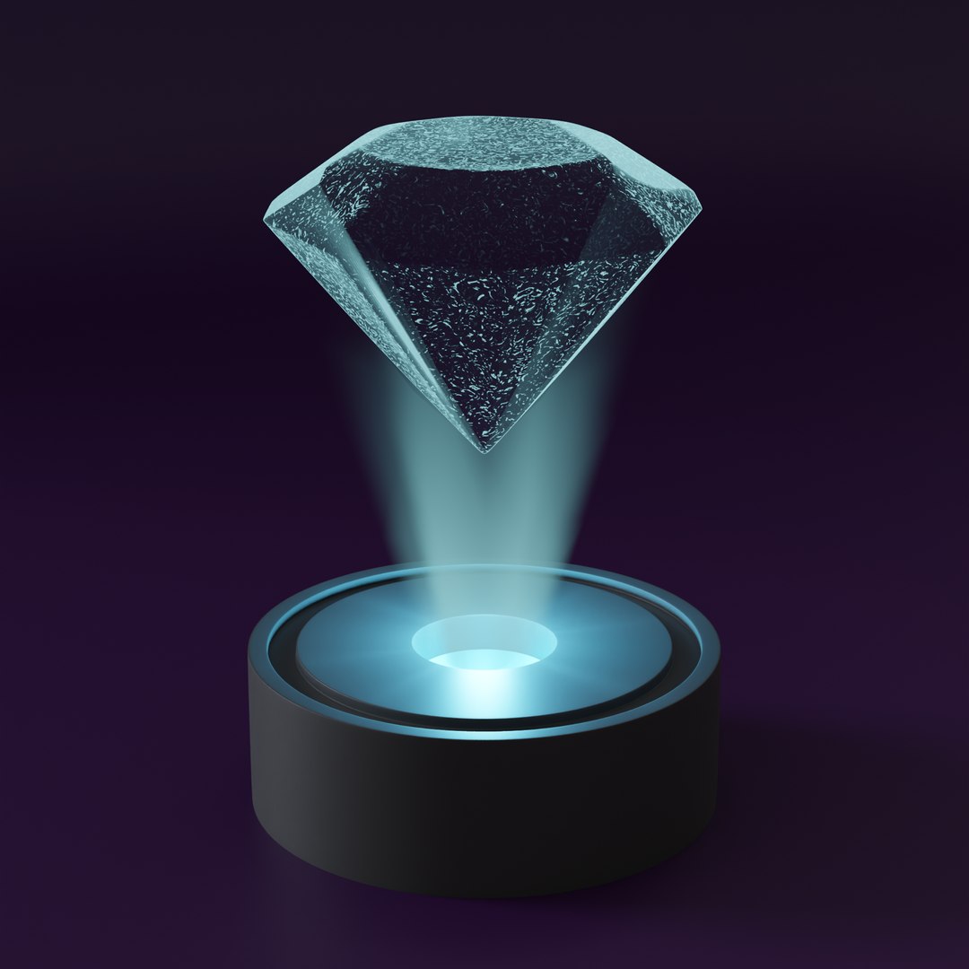 3D Diamond Hologram - TurboSquid 1957725