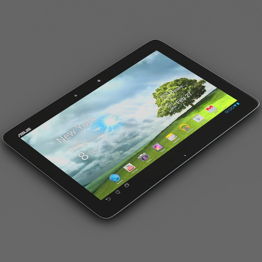 3d Asus Tf700t-b1-gr Tablet Model