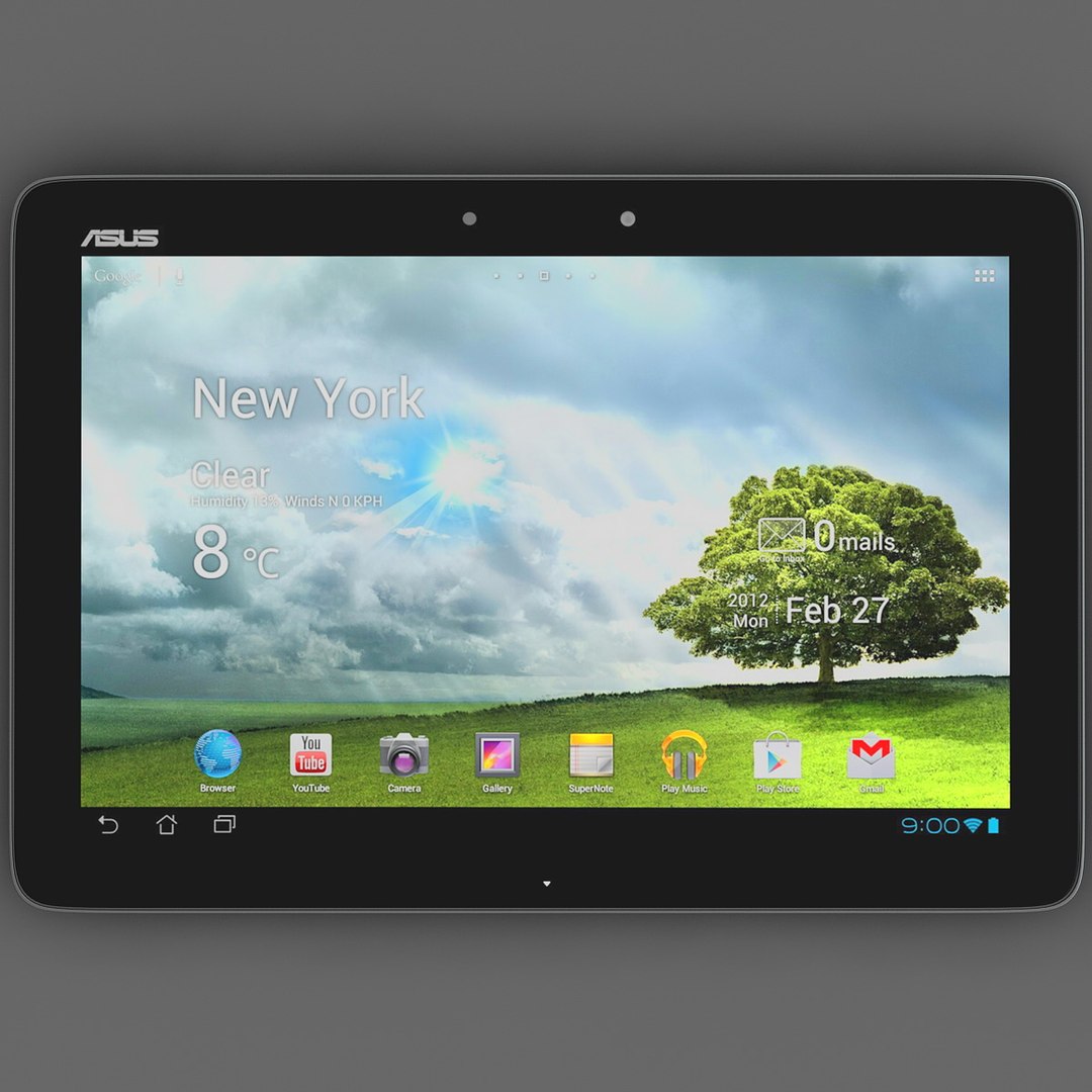 3d Asus Tf700t-b1-gr Tablet Model
