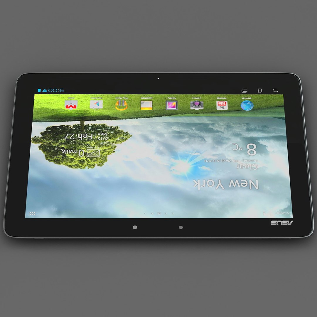 3d Asus Tf700t-b1-gr Tablet Model
