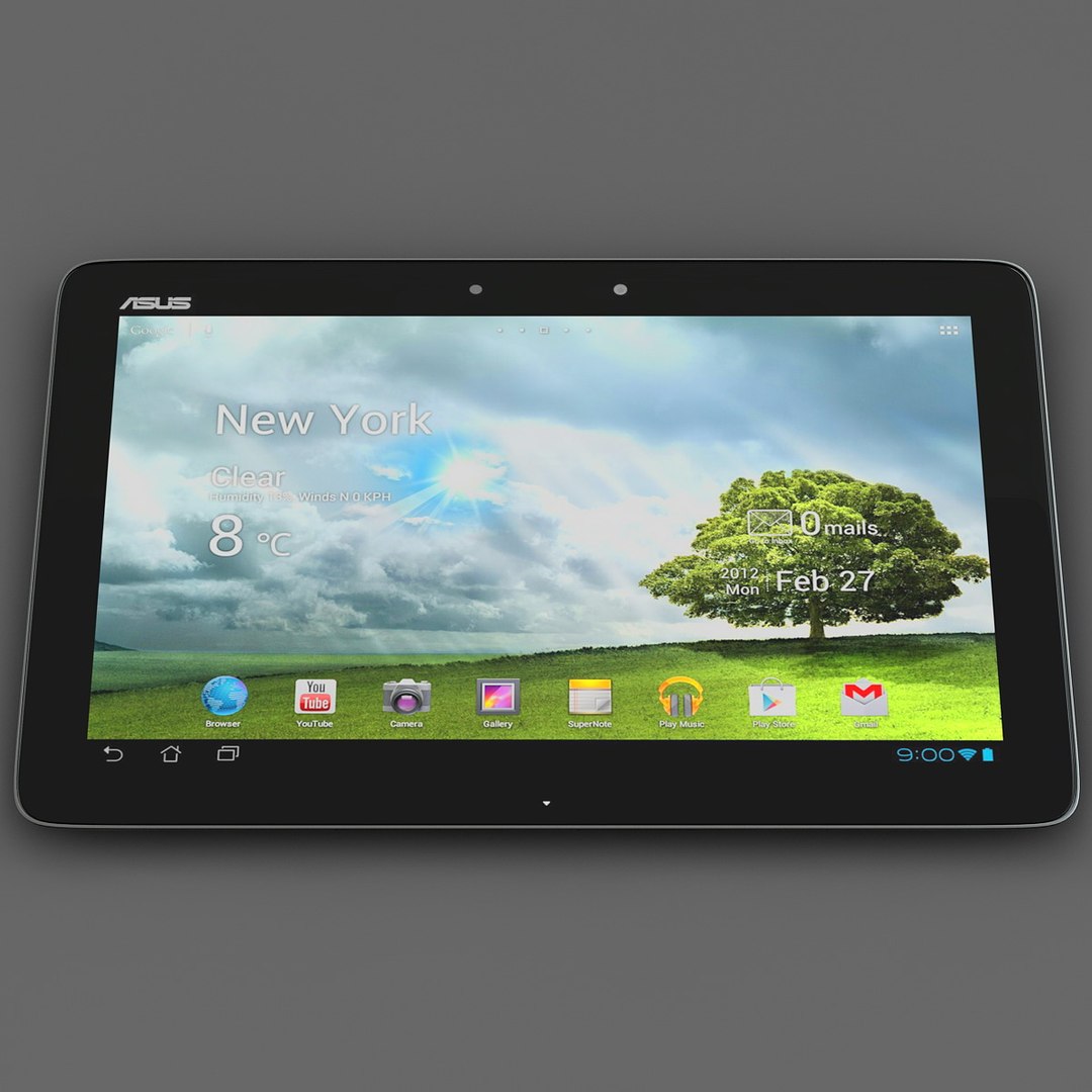 3d Asus Tf700t-b1-gr Tablet Model