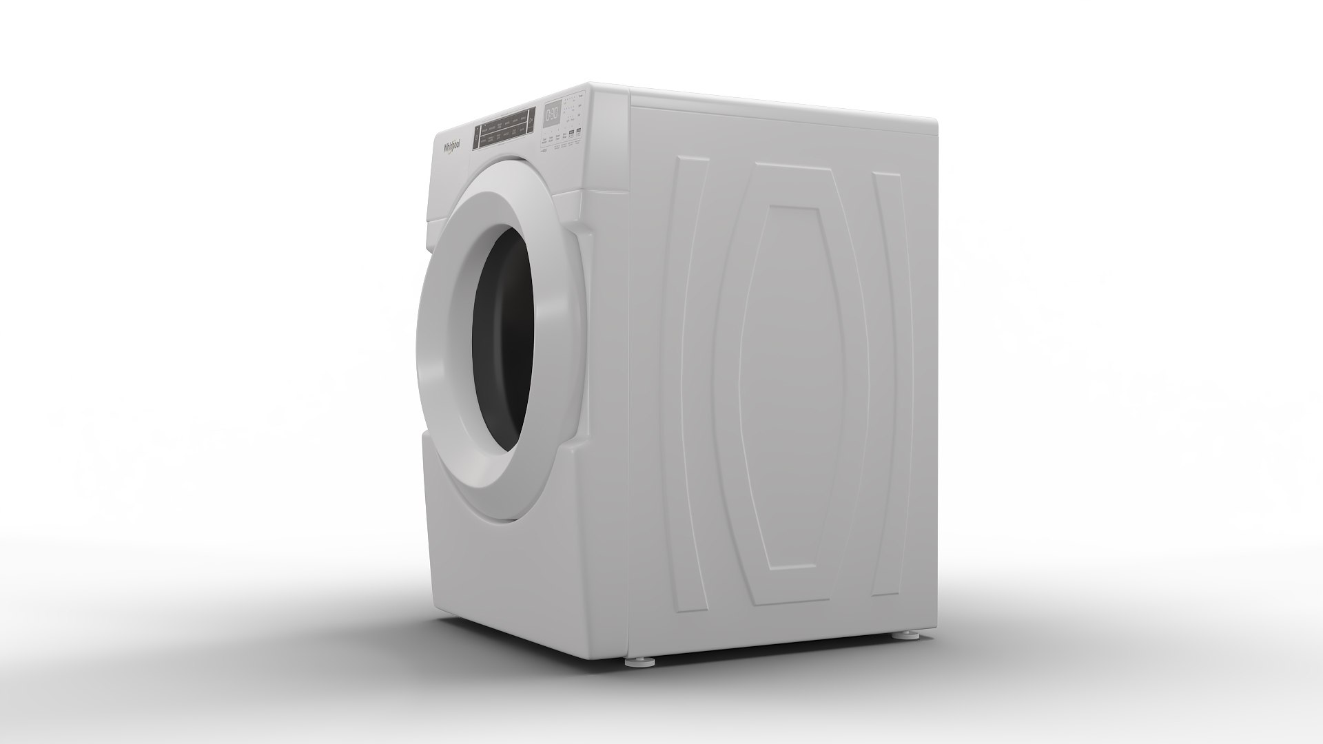 3D Model Whirlpool Washer WFW560CHW - TurboSquid 2282926