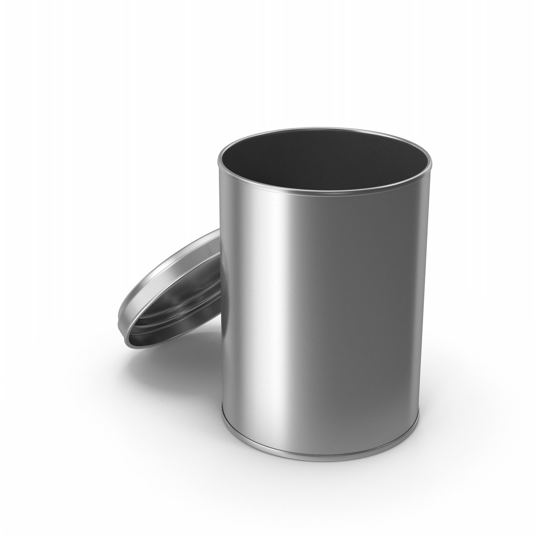 Steel Tin Can Model - TurboSquid 2003577