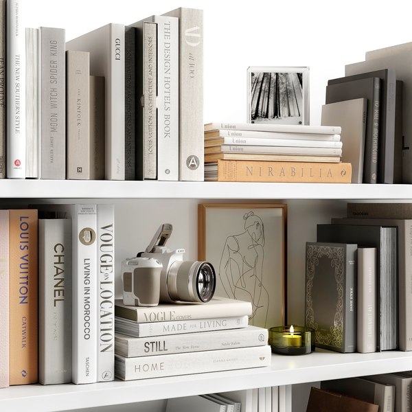 3D model White shelves - TurboSquid 1991439