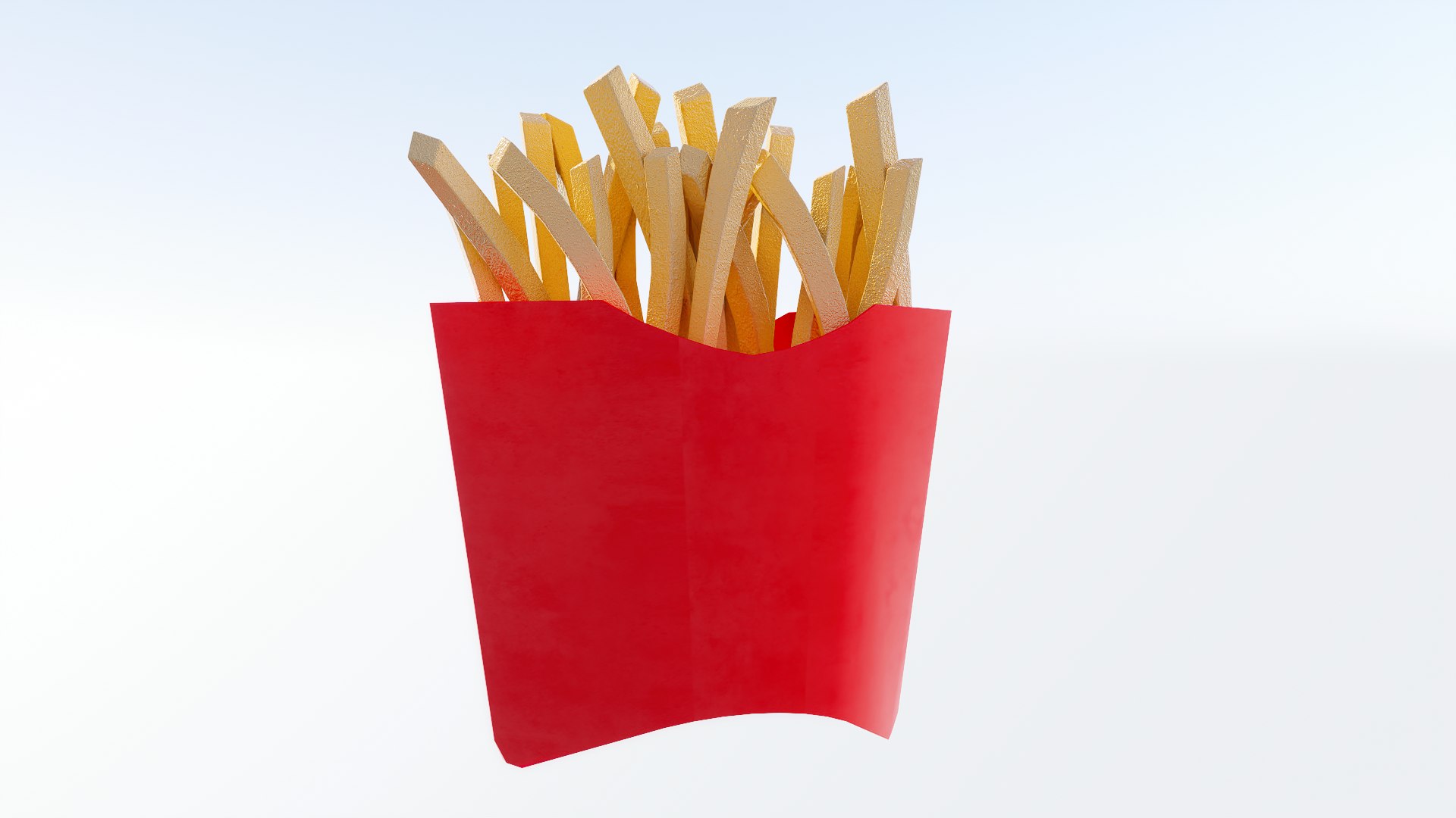 Fries Pateto 3D Model - TurboSquid 2287343