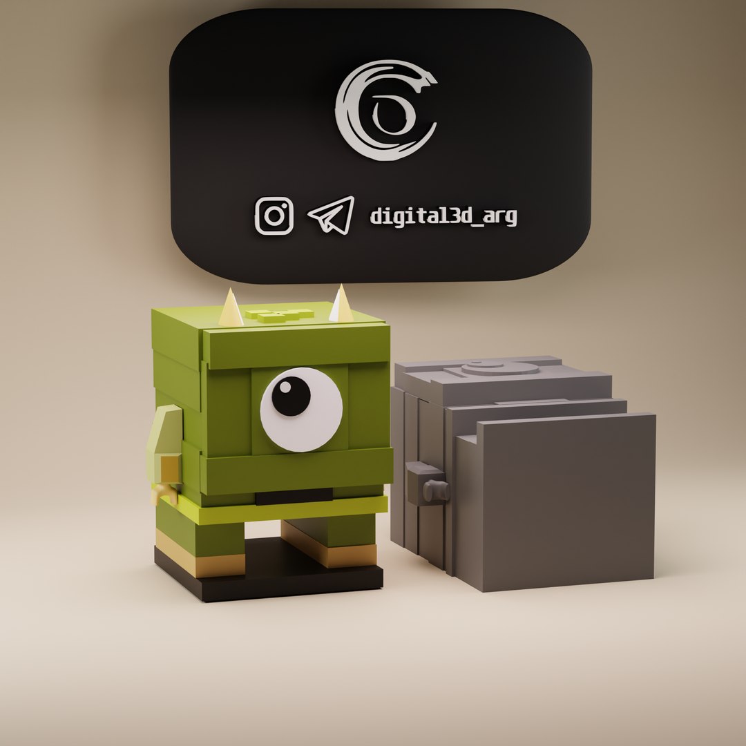 modelo 3d MIKE WAZOWSKI BRICKHEADZ - TurboSquid 2148338