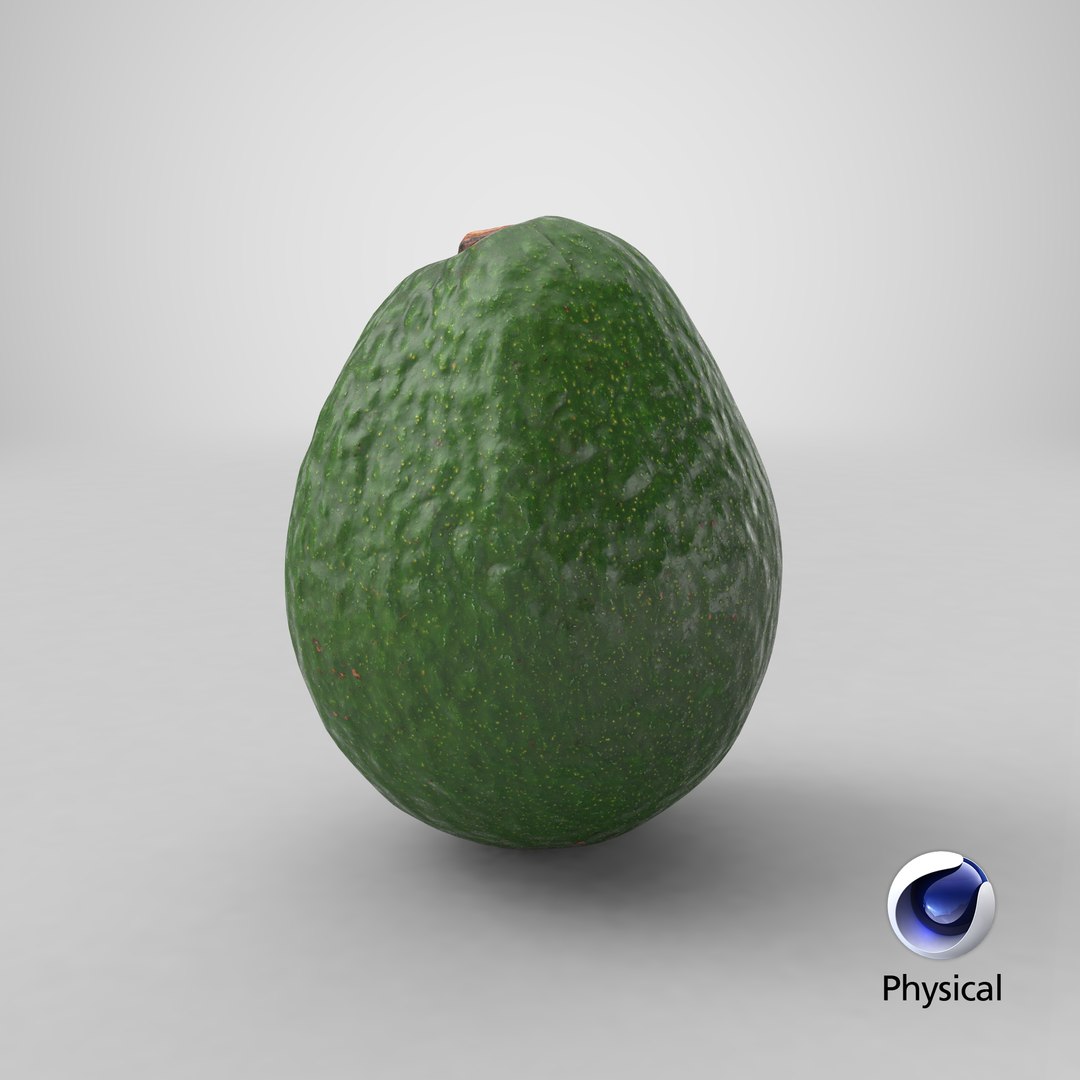 Whole Avocado 3D Model - TurboSquid 1853955
