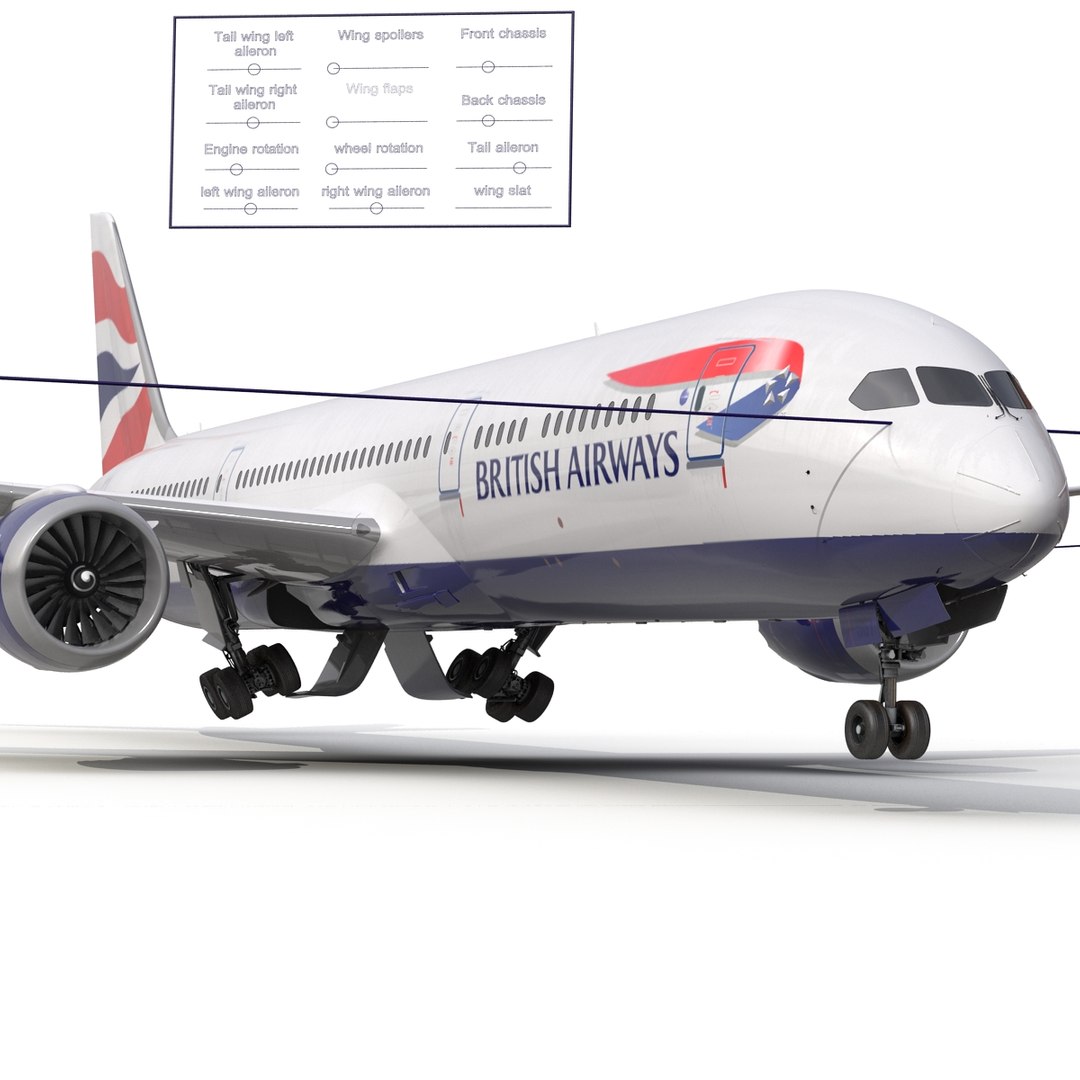 3d model boeing 787 9 dreamliner