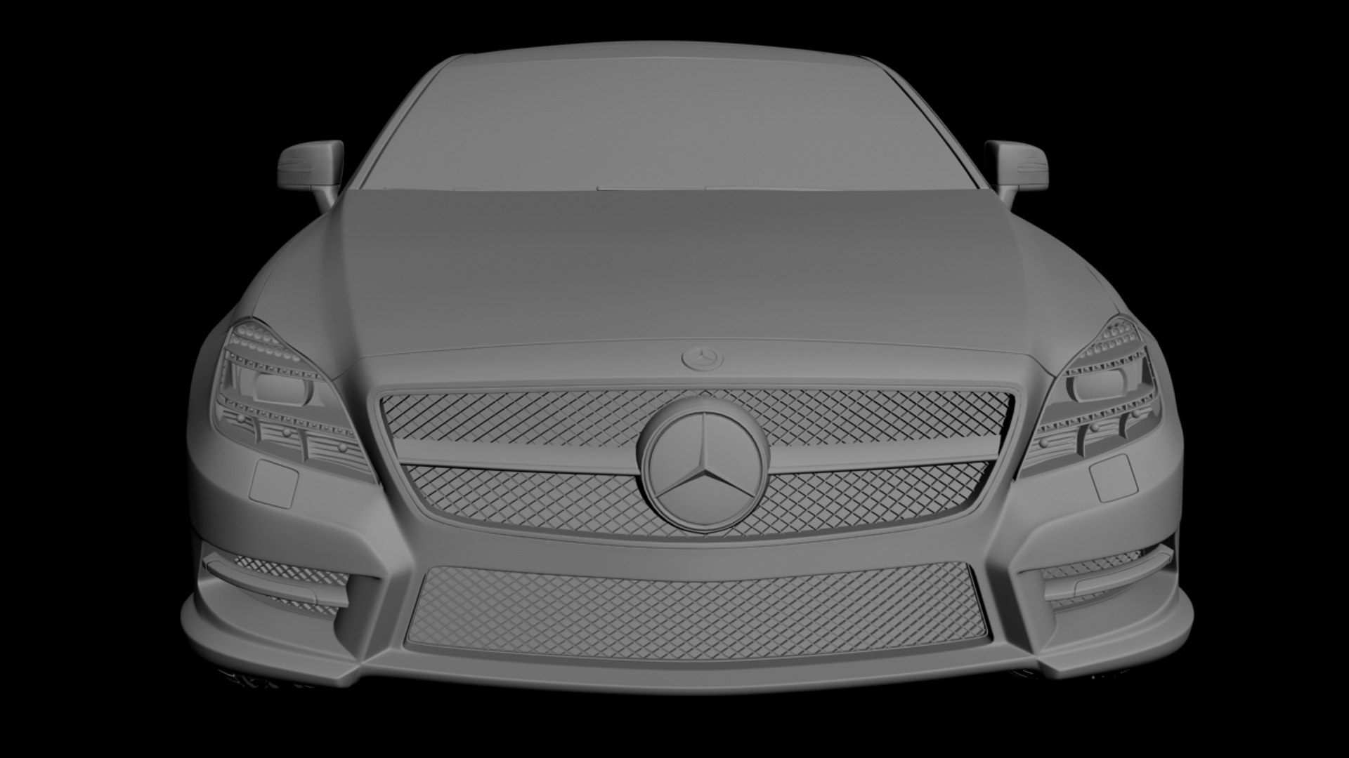 3d Model Mercedes Benz Cls Cdi