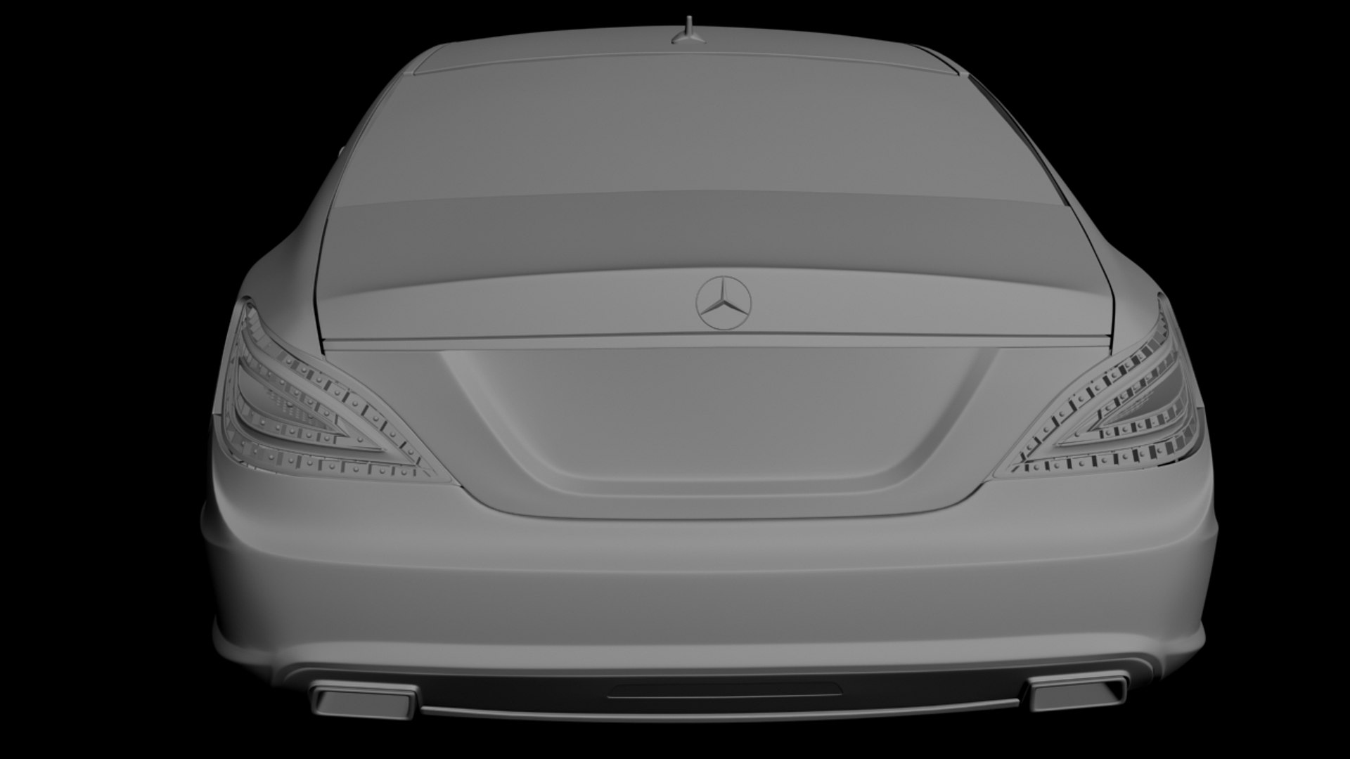 3d Model Mercedes Benz Cls Cdi