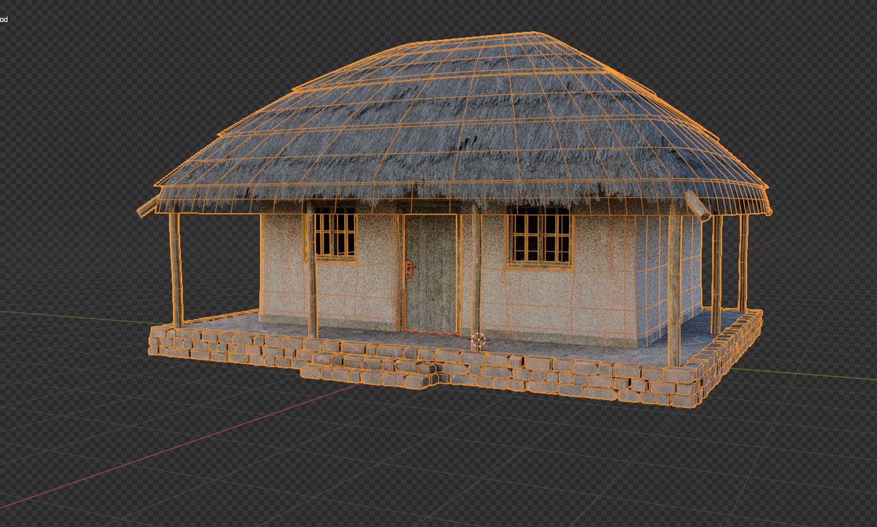 Thatch Hut 3D Model - TurboSquid 1821297