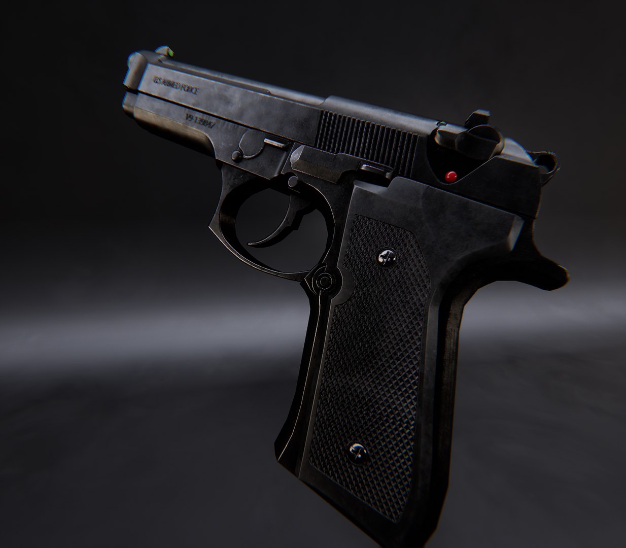 3D Model Beretta M9 AAA Game Ready PBR 3D Model - TurboSquid 2004440