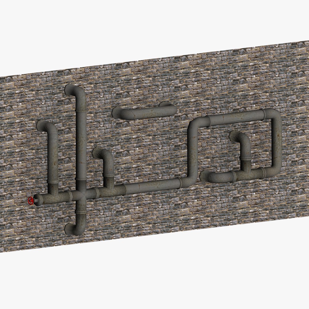 Water Pipes 3d Model