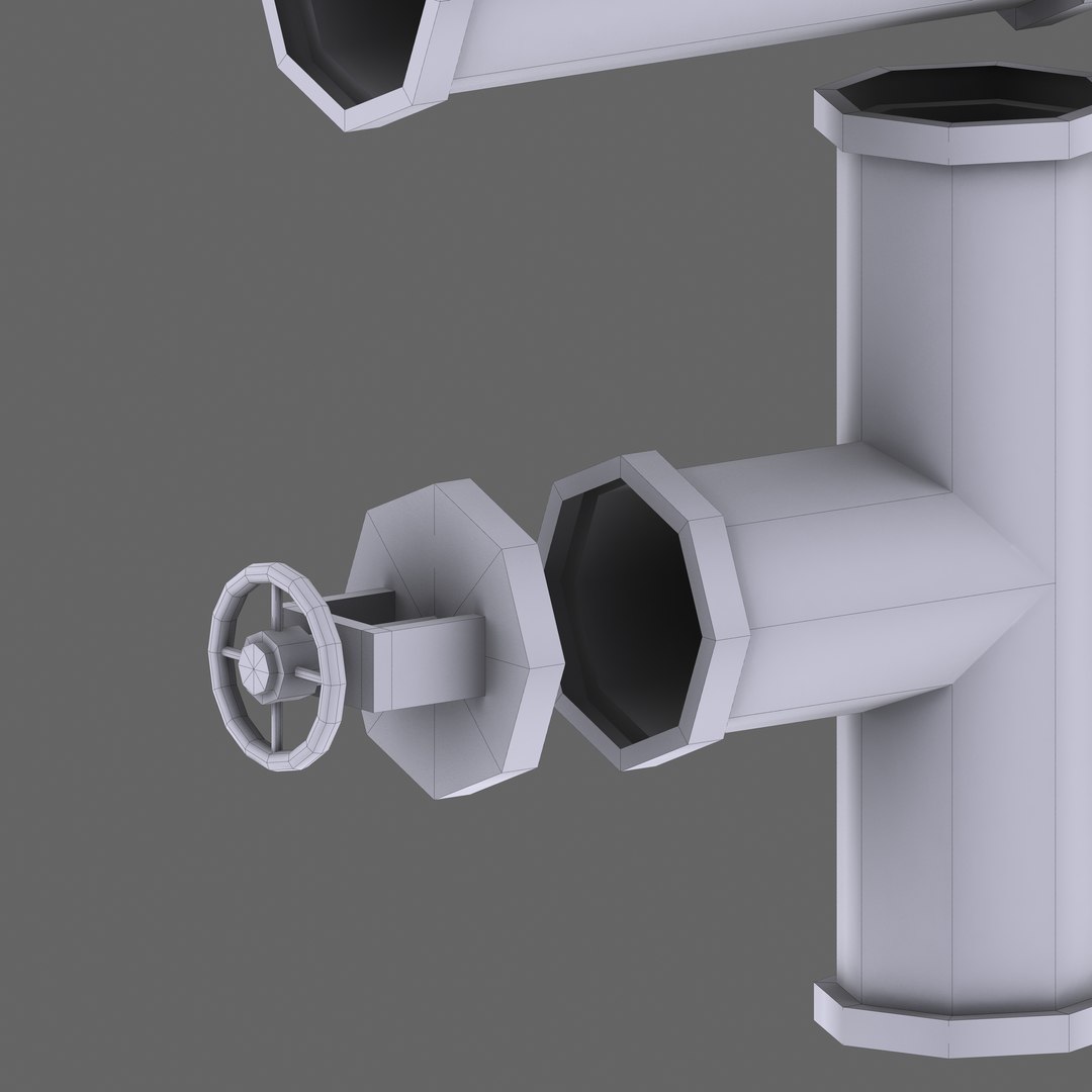 Water Pipes 3d Model