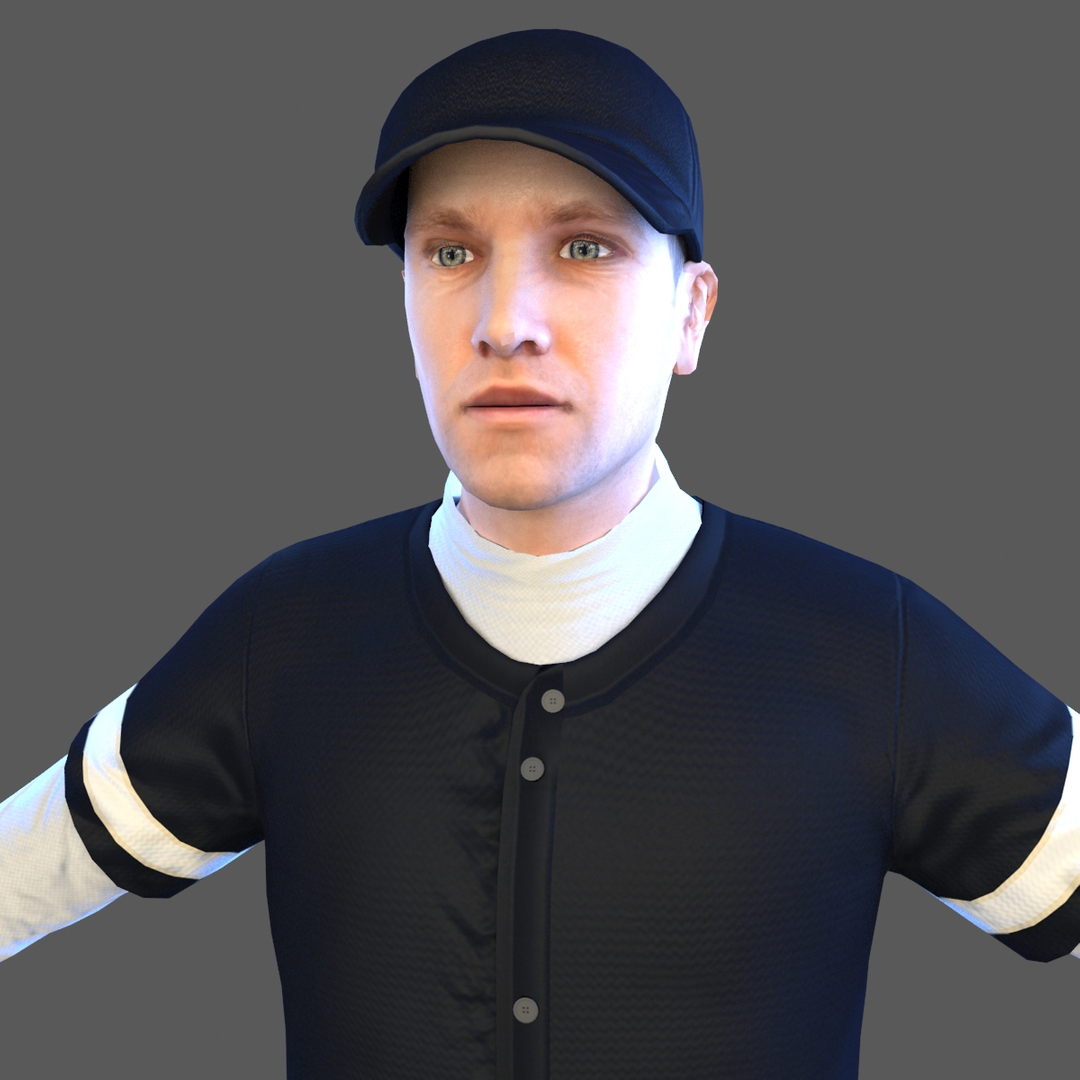 3D model baseball player ball - TurboSquid 1463024