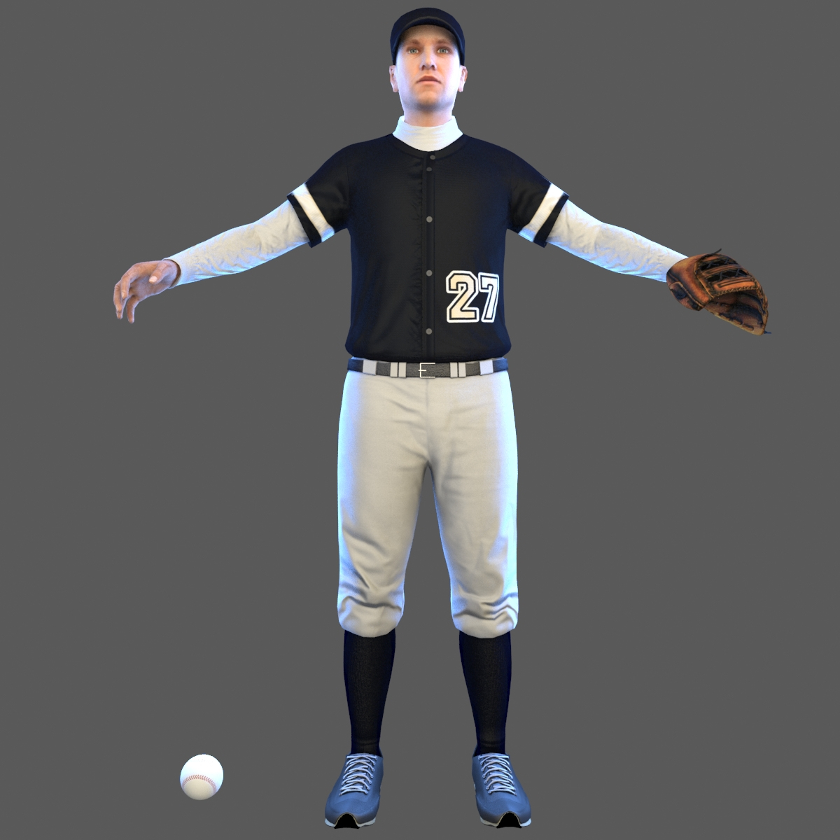 3D model baseball player ball - TurboSquid 1463024