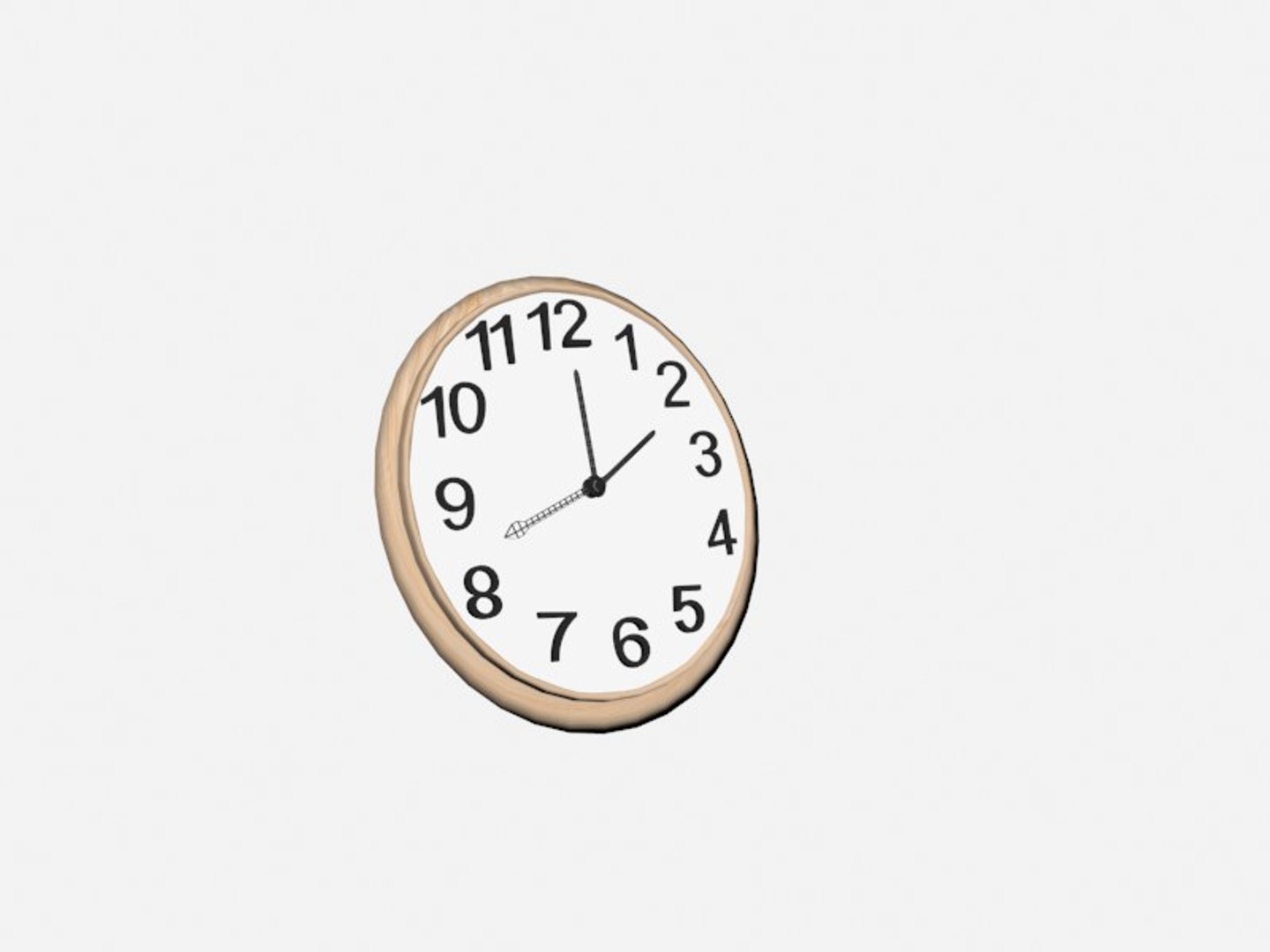 3D Model Wall Mount Watch - TurboSquid 1547294