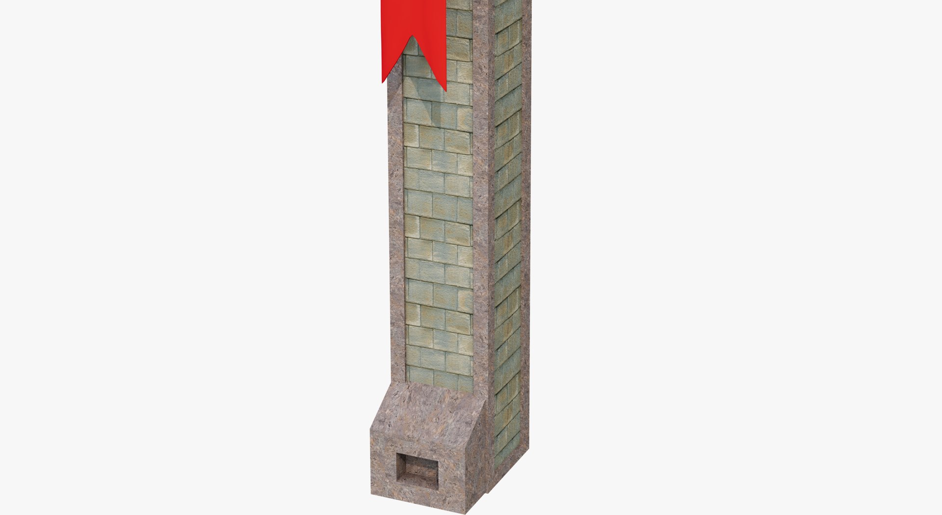 Free 3D Fantasy Ancient Column Flag Model - TurboSquid 1981369