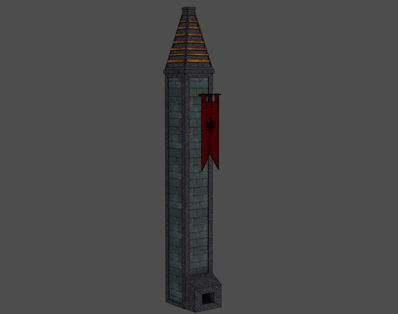 Free 3D Fantasy Ancient Column Flag Model - TurboSquid 1981369