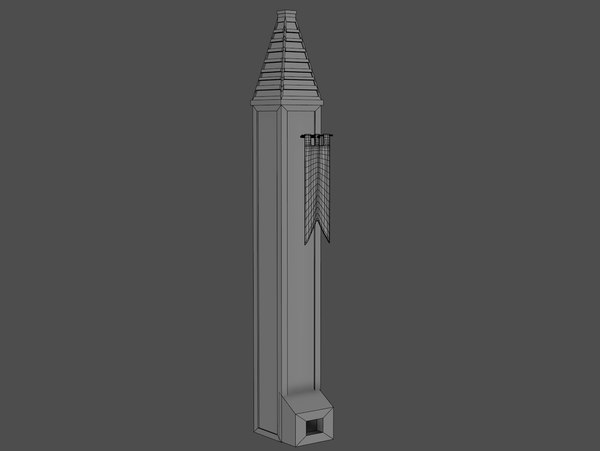 Free 3D Fantasy Ancient Column Flag model - TurboSquid 1981369