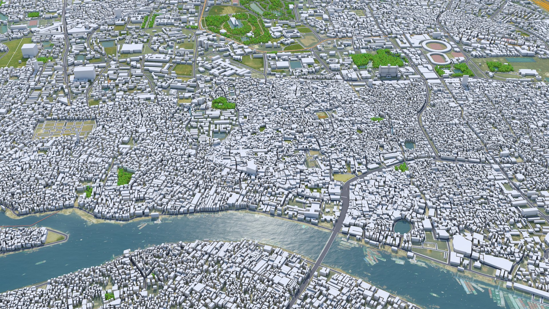 Dhaka Downtown Bangladesh 3D Model - TurboSquid 1988910