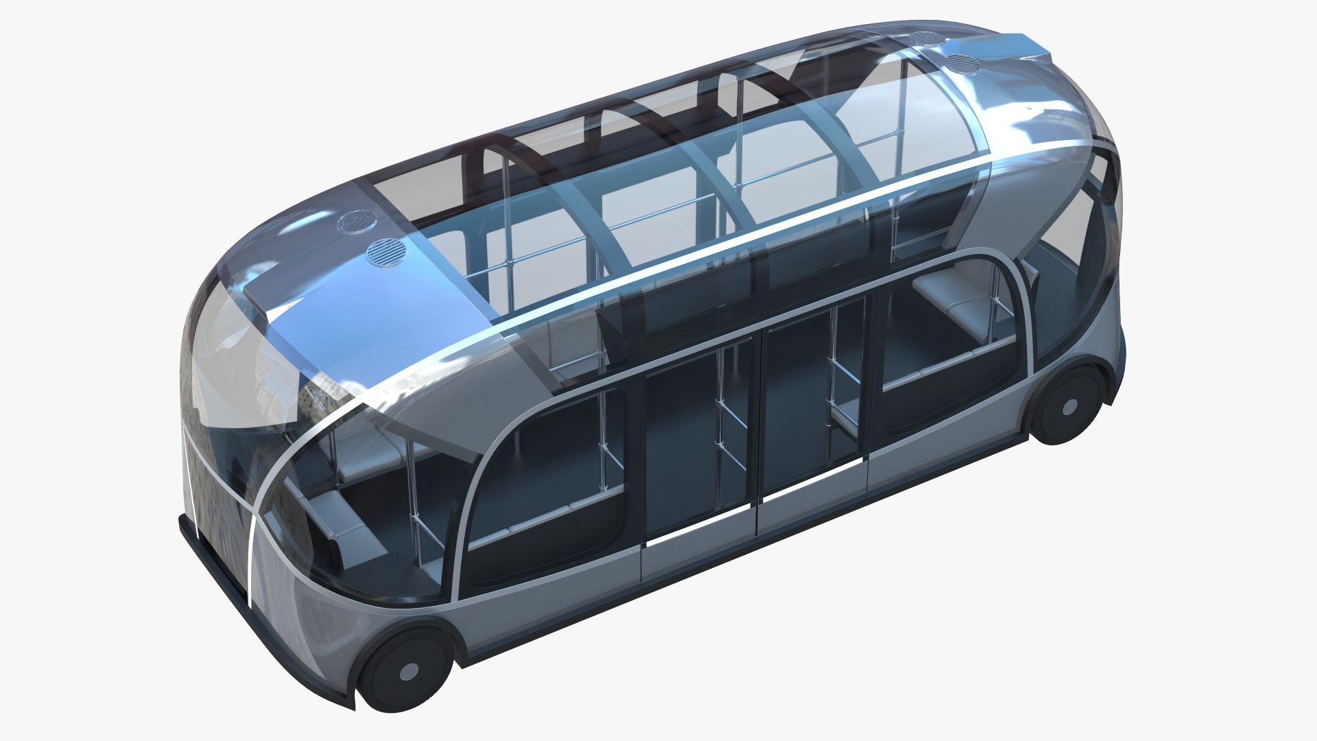 3D Self-driving City Bus Model - TurboSquid 2100335