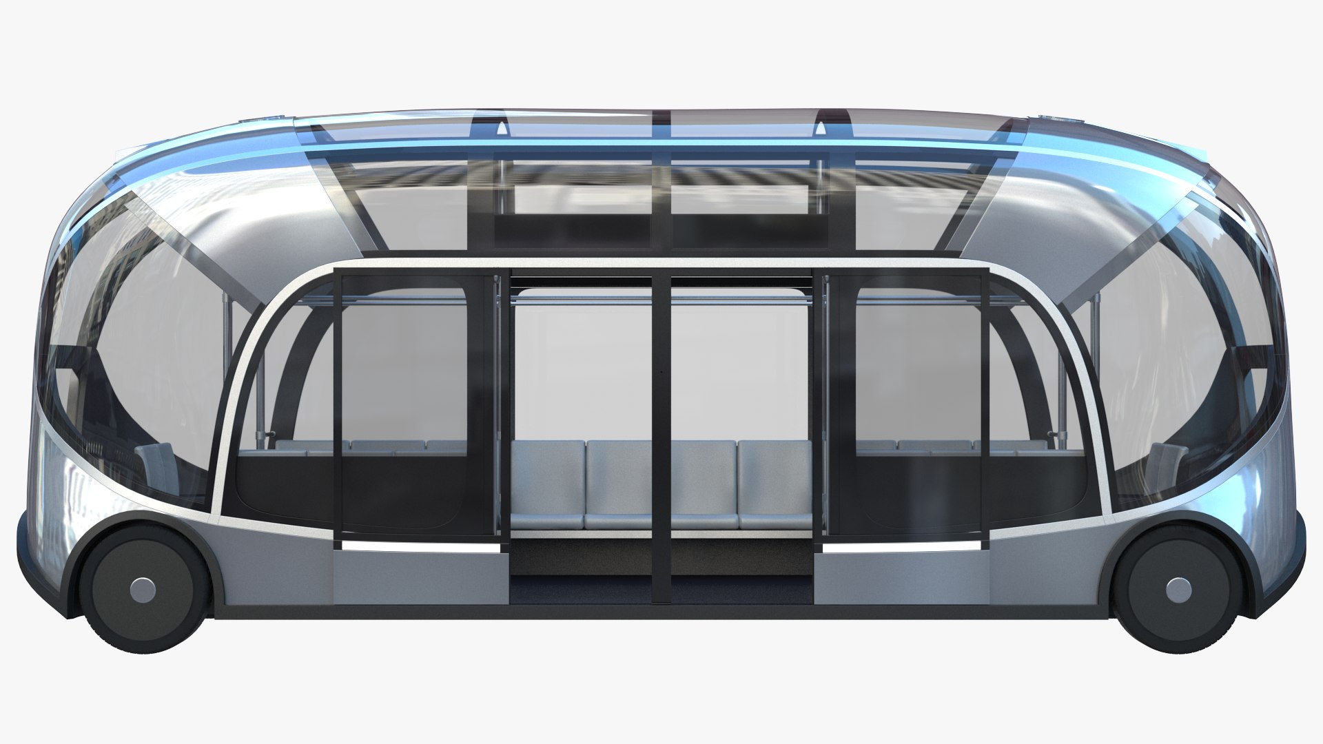 3D Self-driving City Bus Model - TurboSquid 2100335