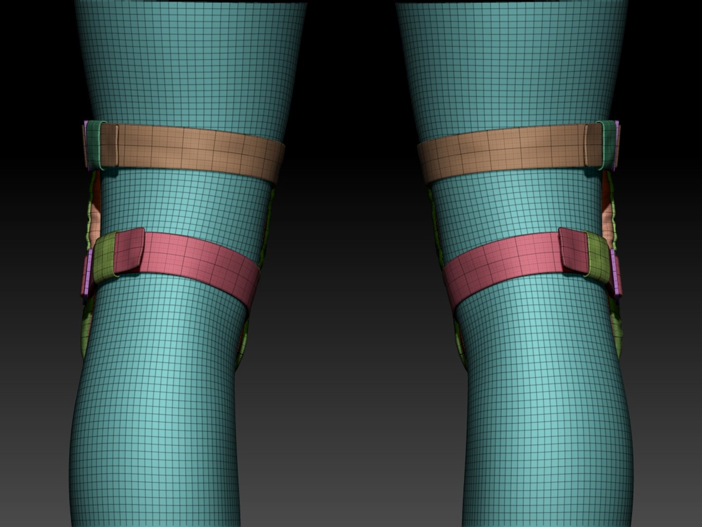 Knee Pad Model - TurboSquid 1596944