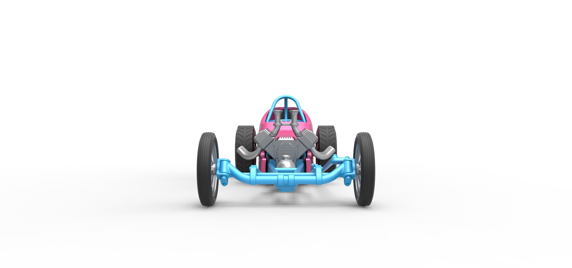 Diecast Front Engine Old School Dragster With Shell Version 5 Scale 1 ...