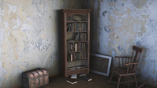 Free 3D Bookshelf Models | TurboSquid