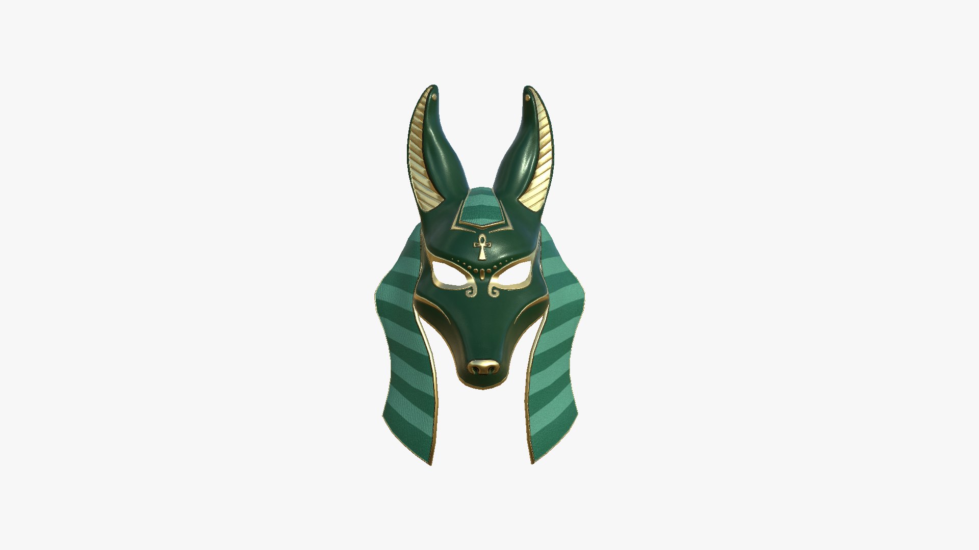 3D Anubis Mask A09 - Egyptian Gods Character Clothing - TurboSquid 2190720