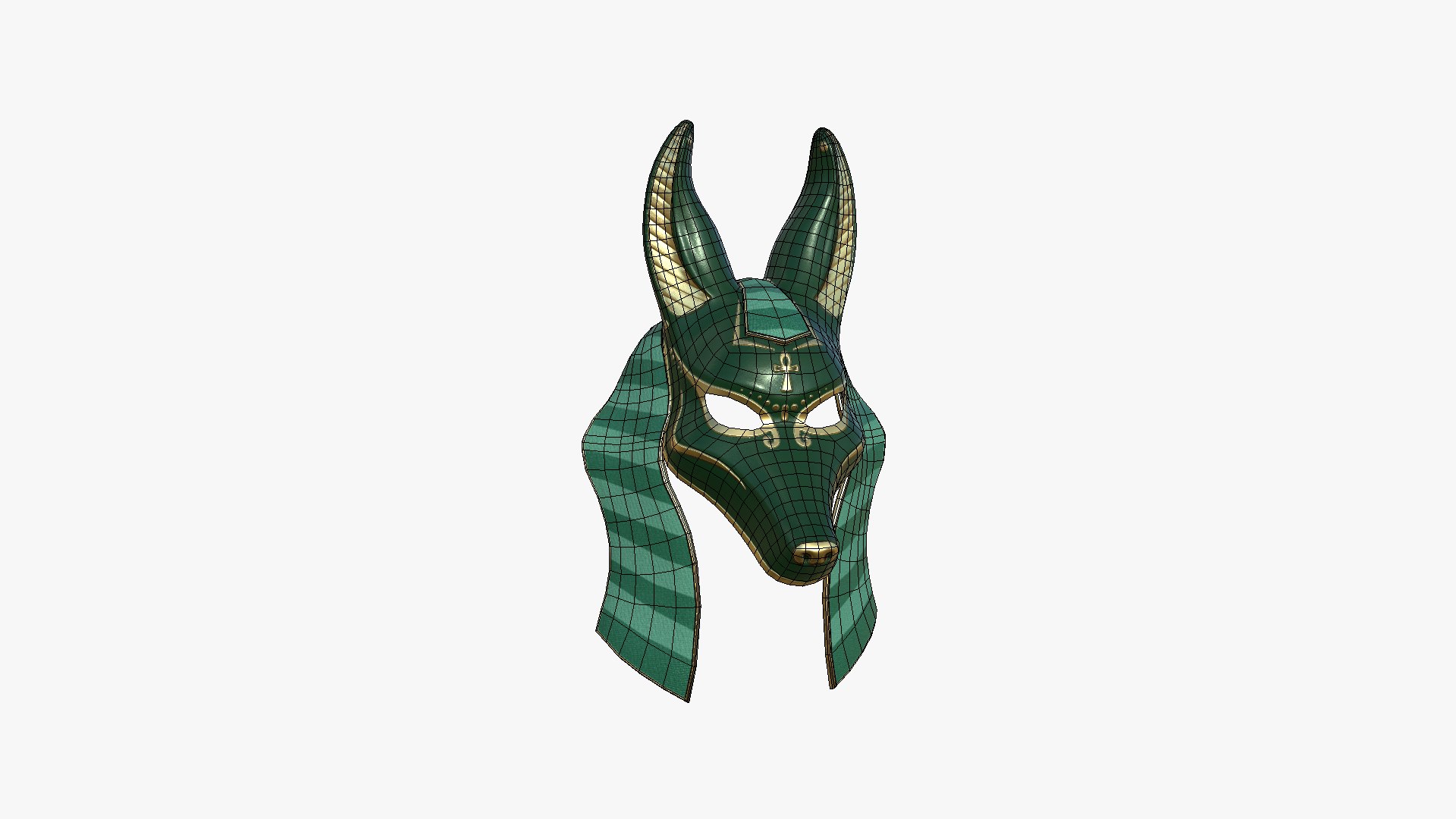 3D Anubis Mask A09 - Egyptian Gods Character Clothing - TurboSquid 2190720