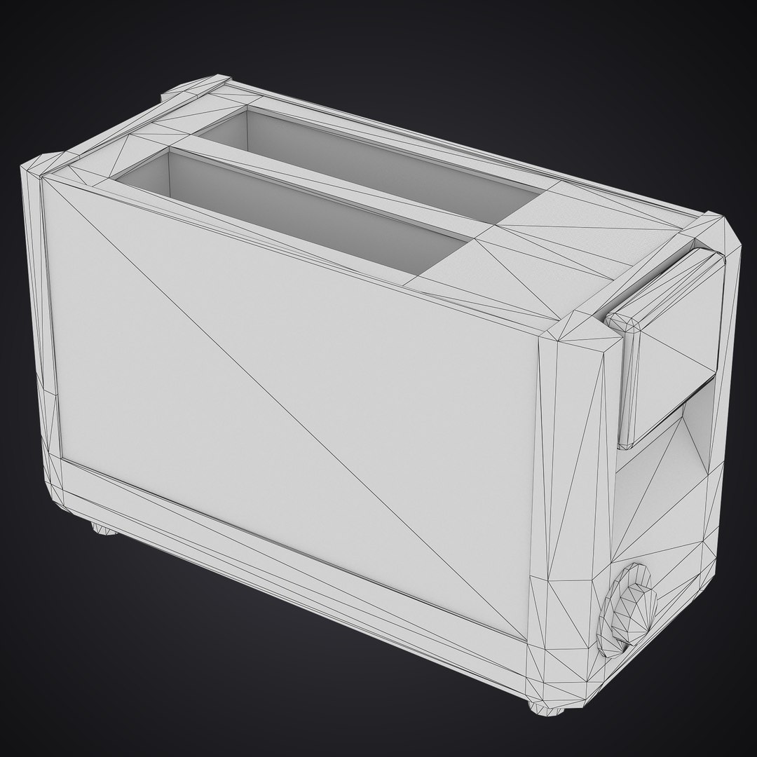 3D Vintage Old Toaster - TurboSquid 1724042