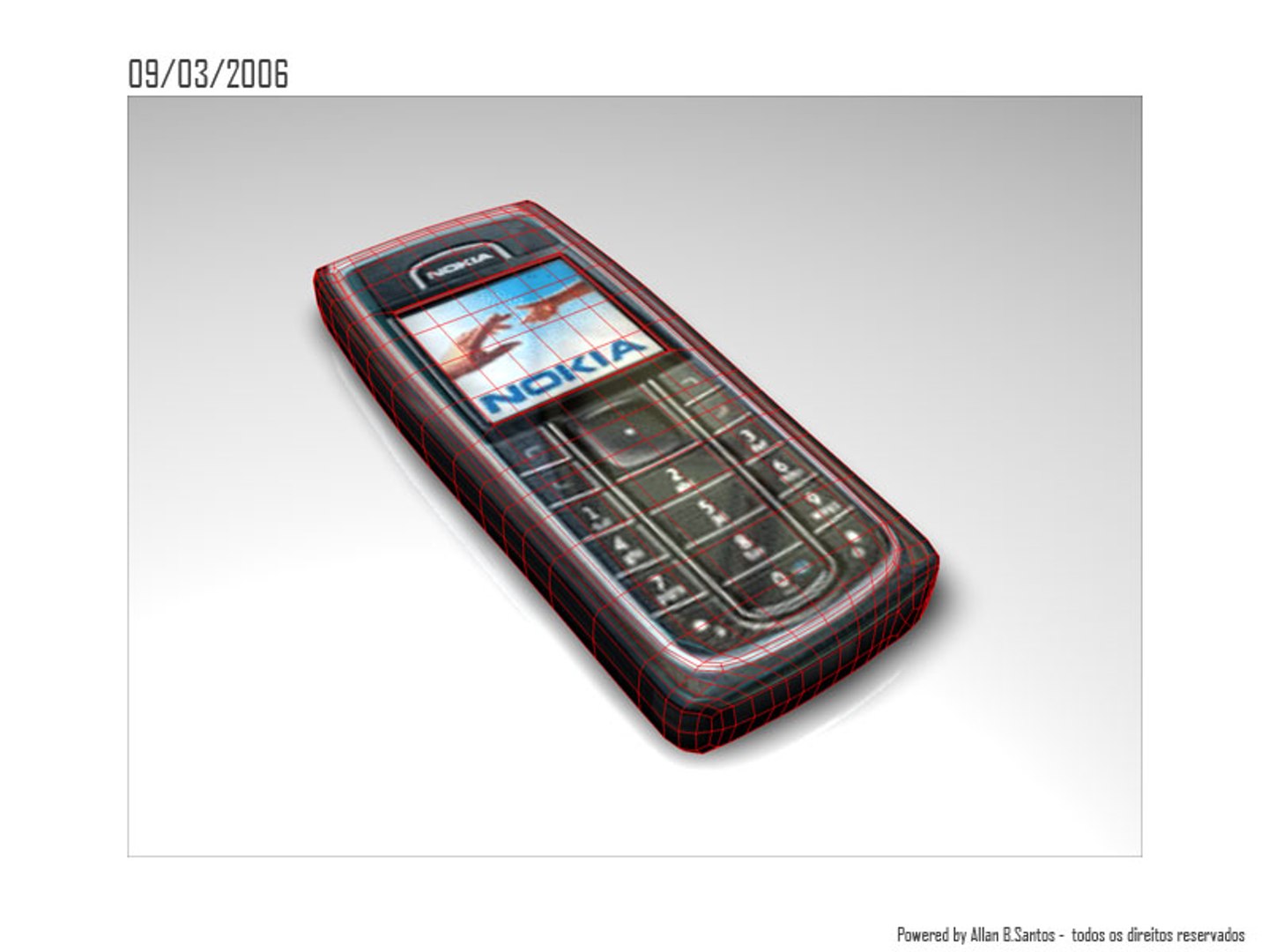 3d model mobile phone