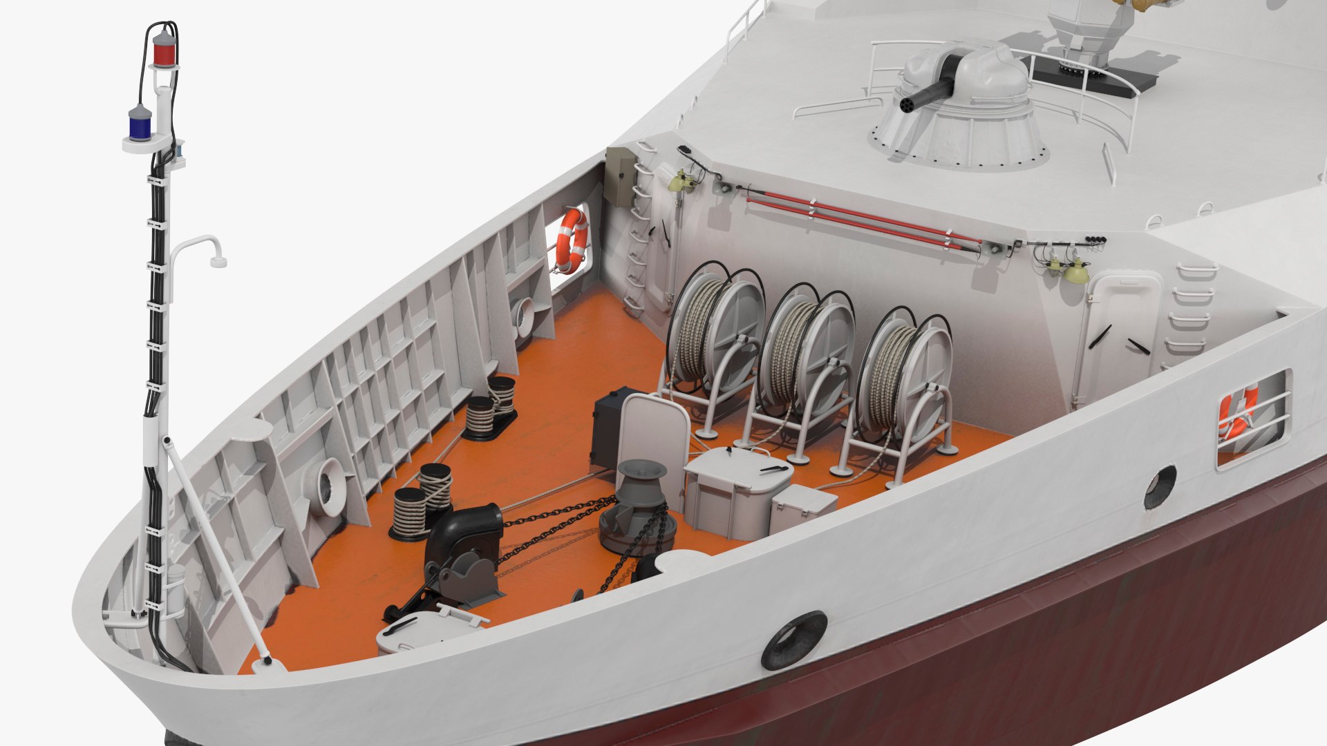 3D Model Coast Guard Ship - TurboSquid 2258821