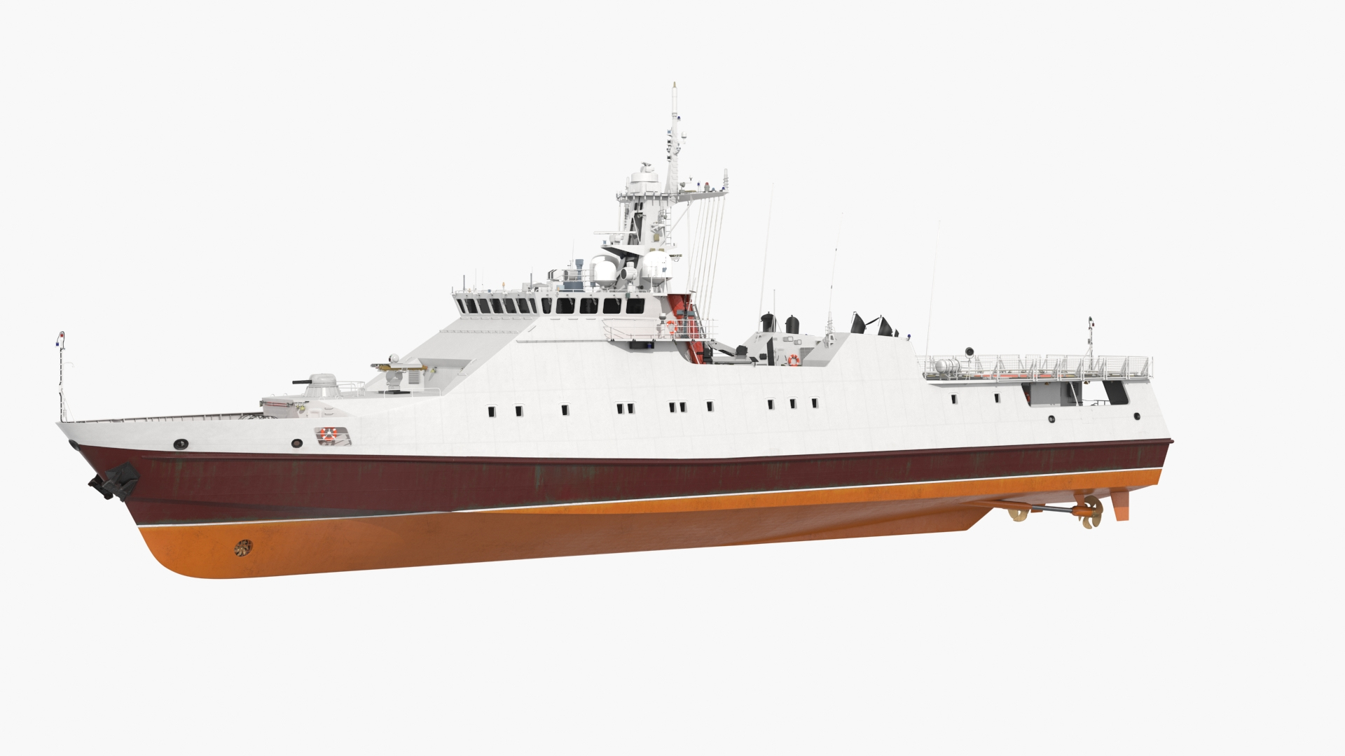 3D Model Coast Guard Ship - TurboSquid 2258821