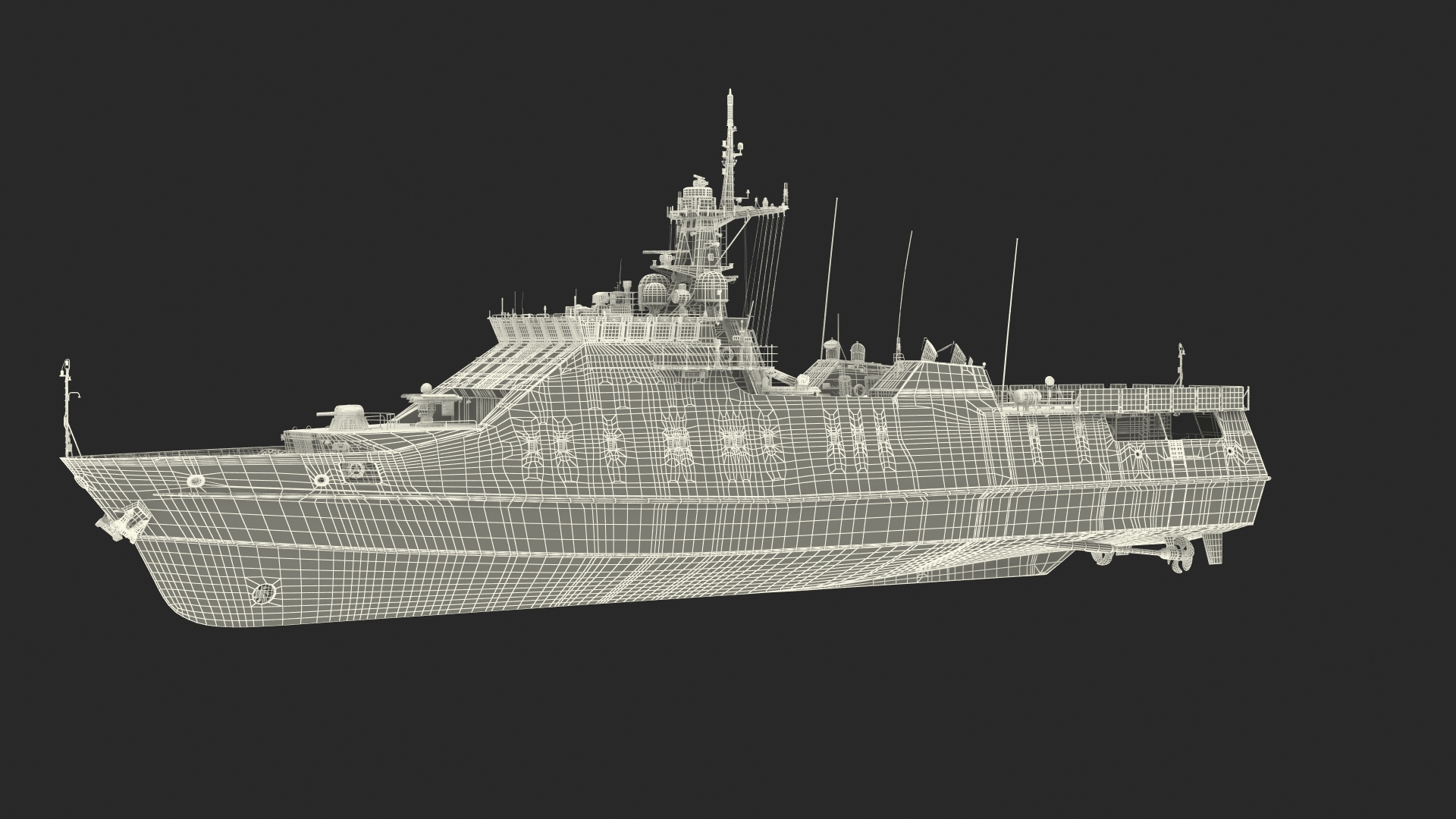 3D Model Coast Guard Ship - TurboSquid 2258821