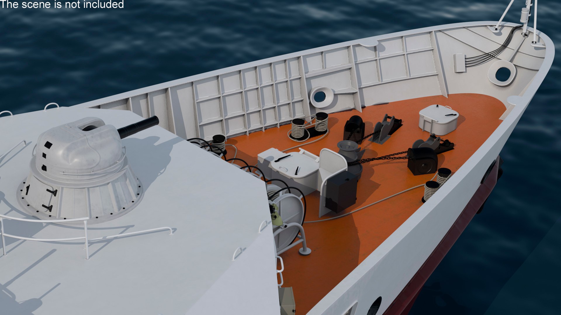3D Model Coast Guard Ship - TurboSquid 2258821