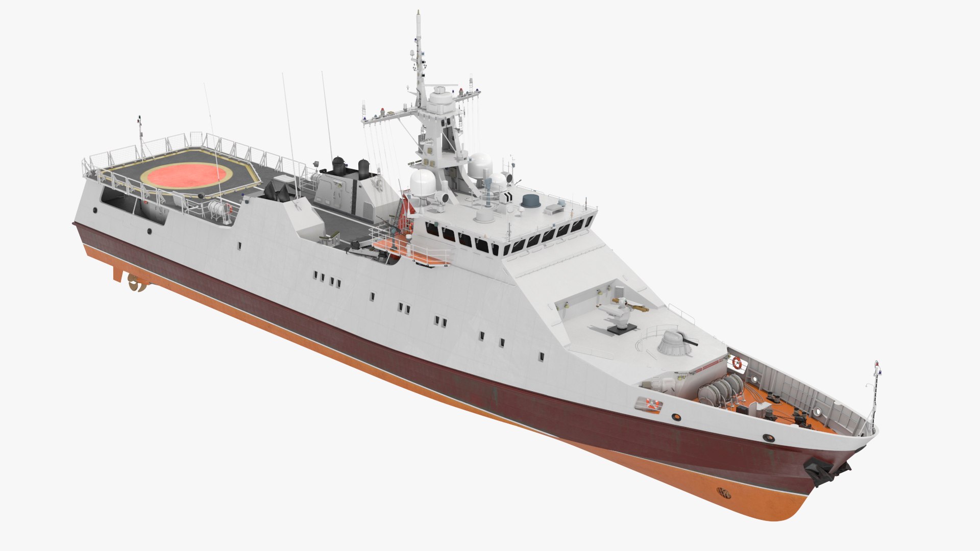 3D Model Coast Guard Ship - TurboSquid 2258821