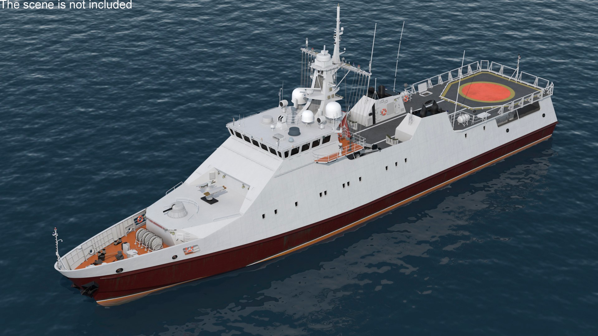 3D Model Coast Guard Ship - TurboSquid 2258821