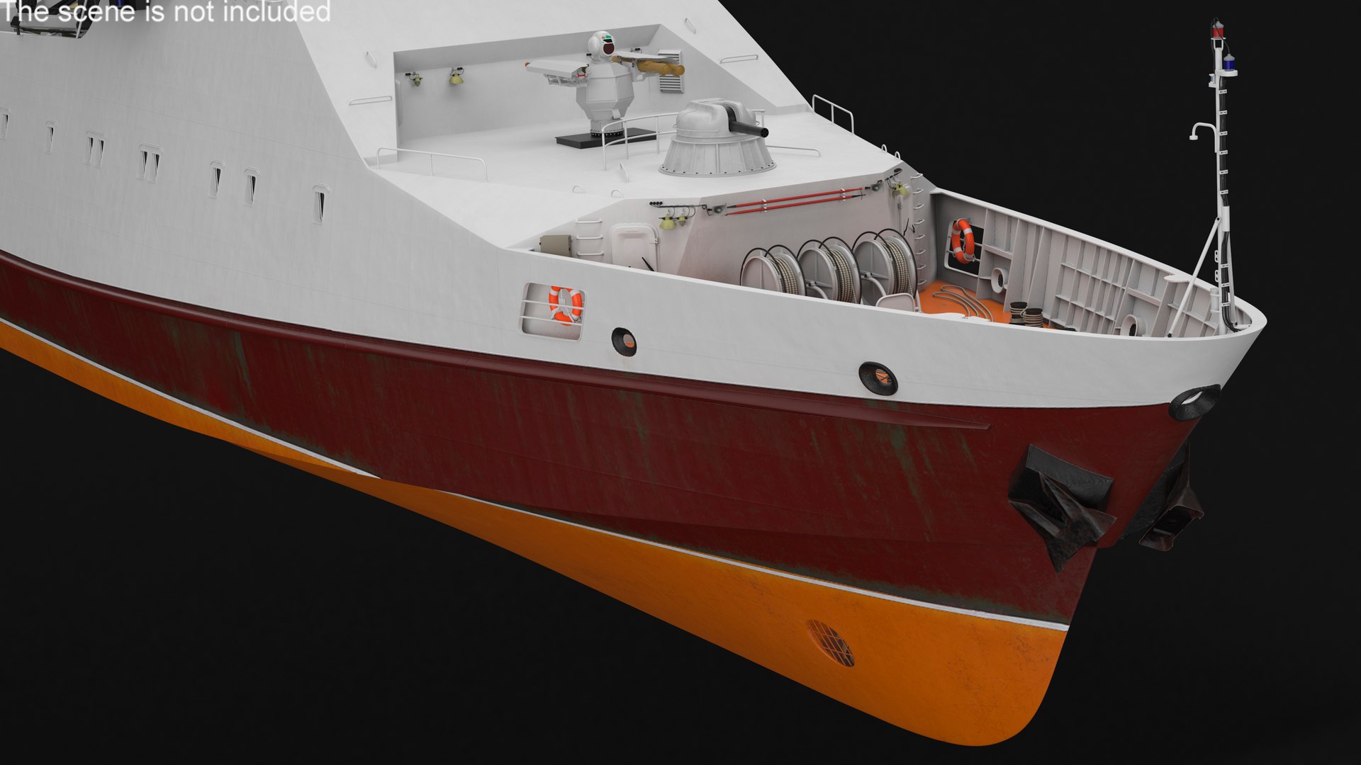 3D Model Coast Guard Ship - TurboSquid 2258821