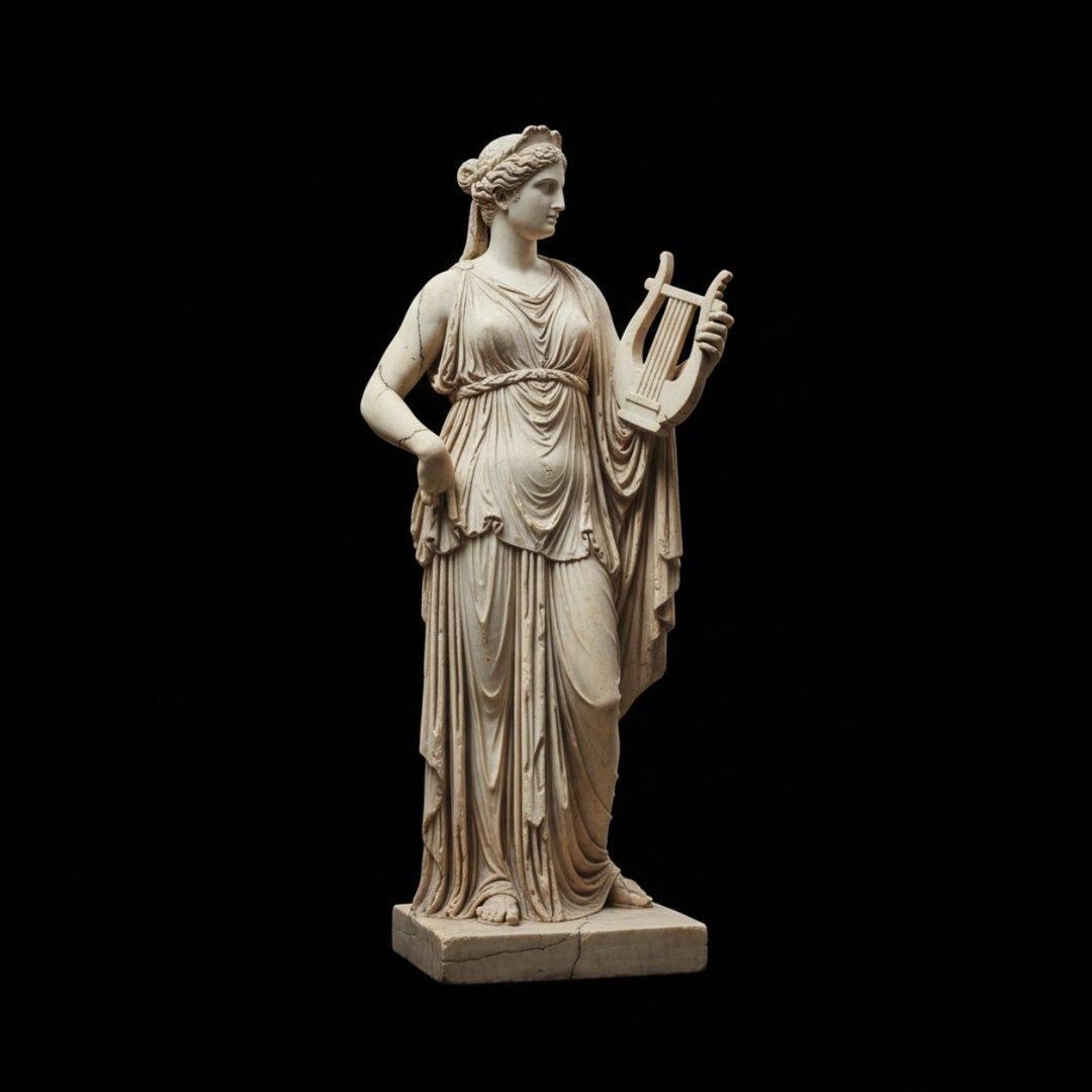 modèle 3D de Sculpture féminine grecque classique - Modèle 3D low-poly ...