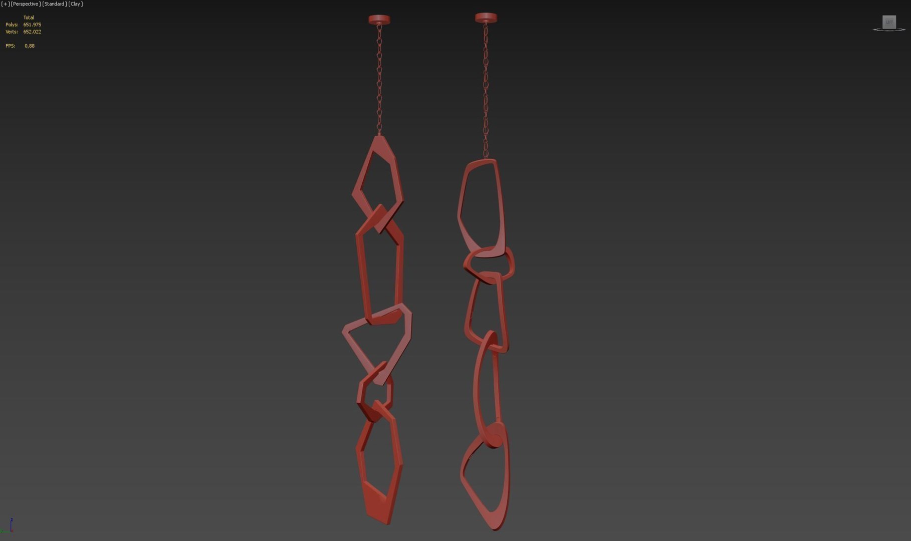 Pangea Chandelier Vertical 3D Model - TurboSquid 2182375