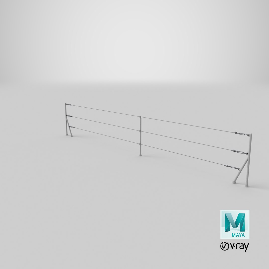 3D Model Ship Handrails V2 - TurboSquid 2102779