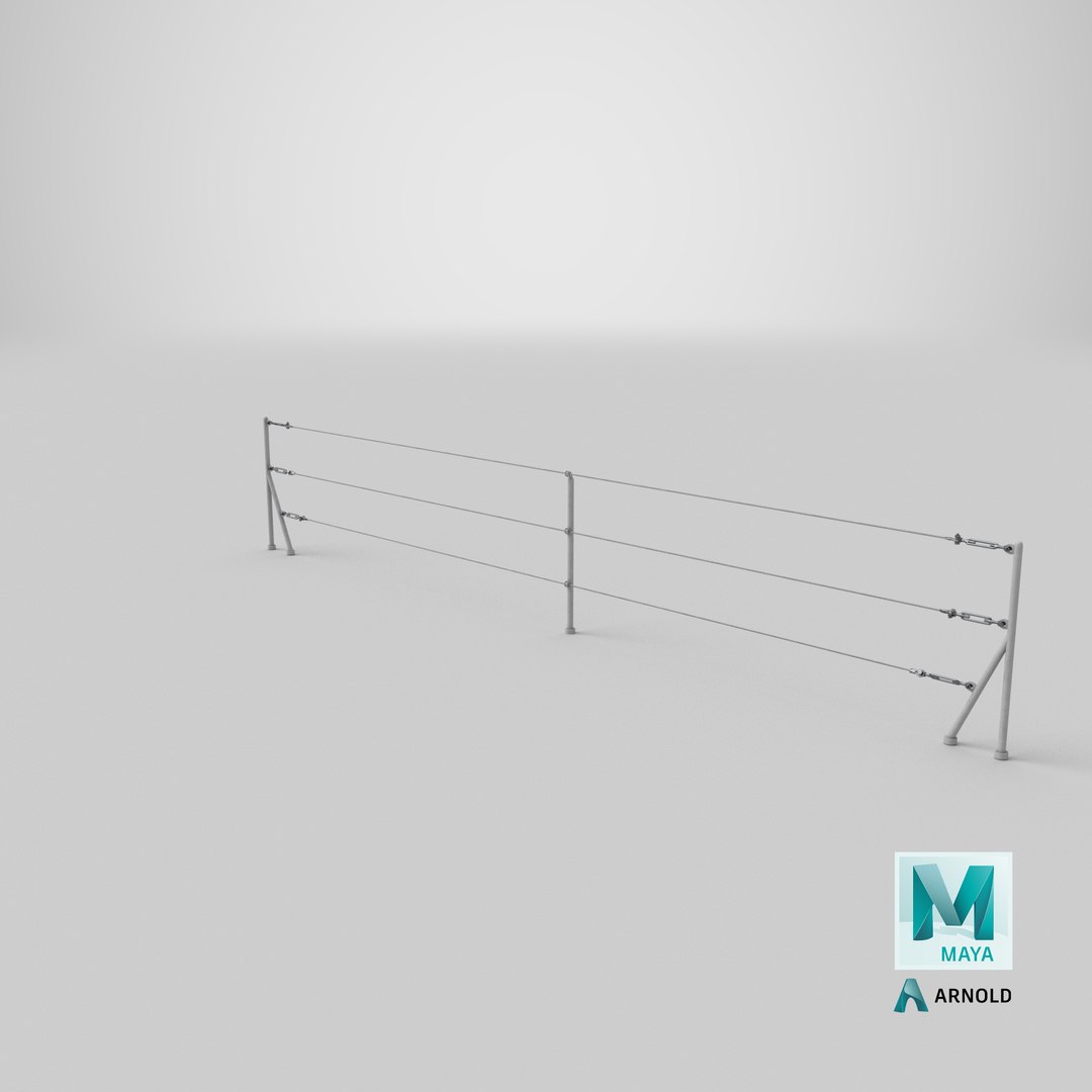 3D Model Ship Handrails V2 - TurboSquid 2102779