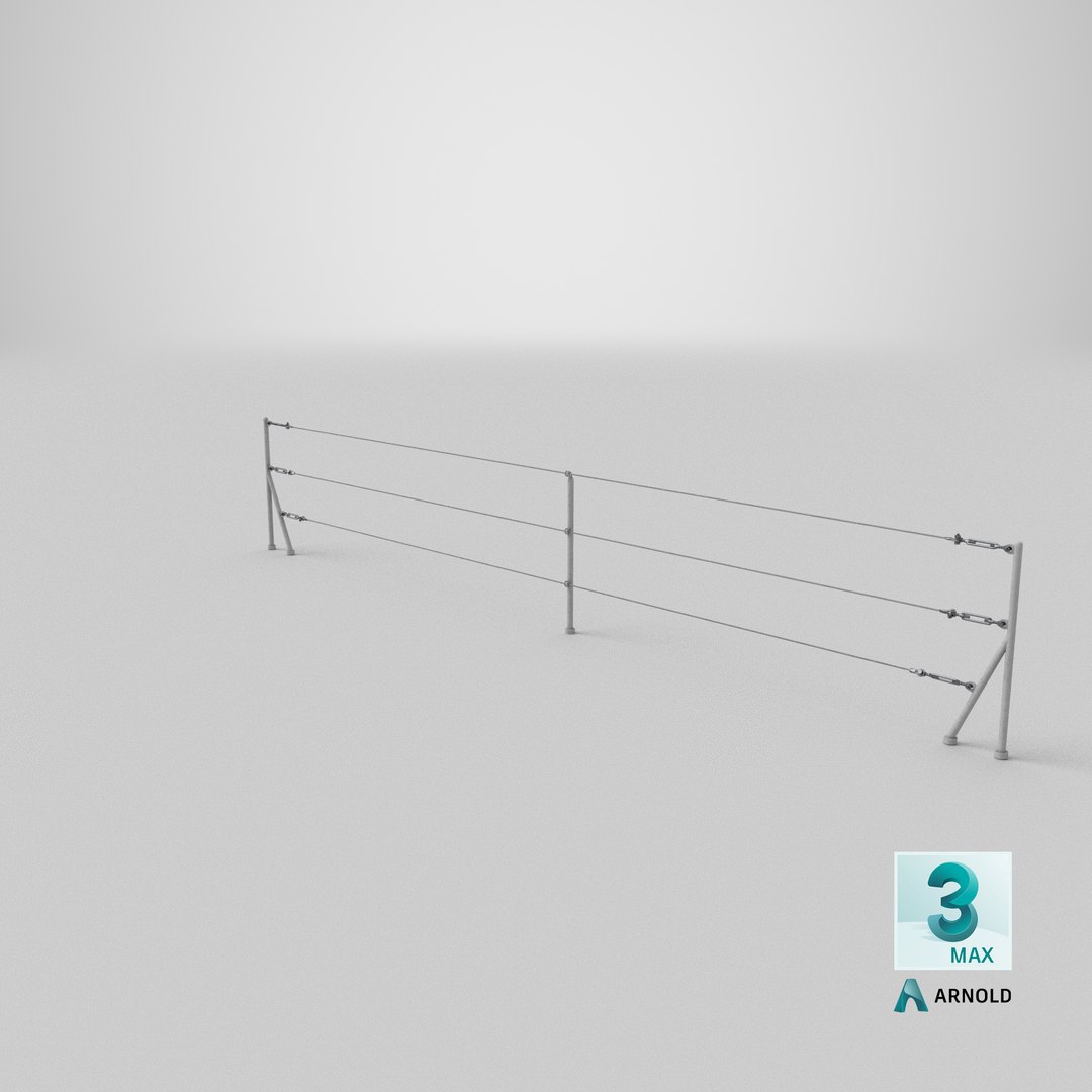 3D Model Ship Handrails V2 - TurboSquid 2102779