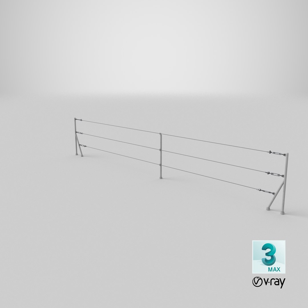 3D Model Ship Handrails V2 - TurboSquid 2102779