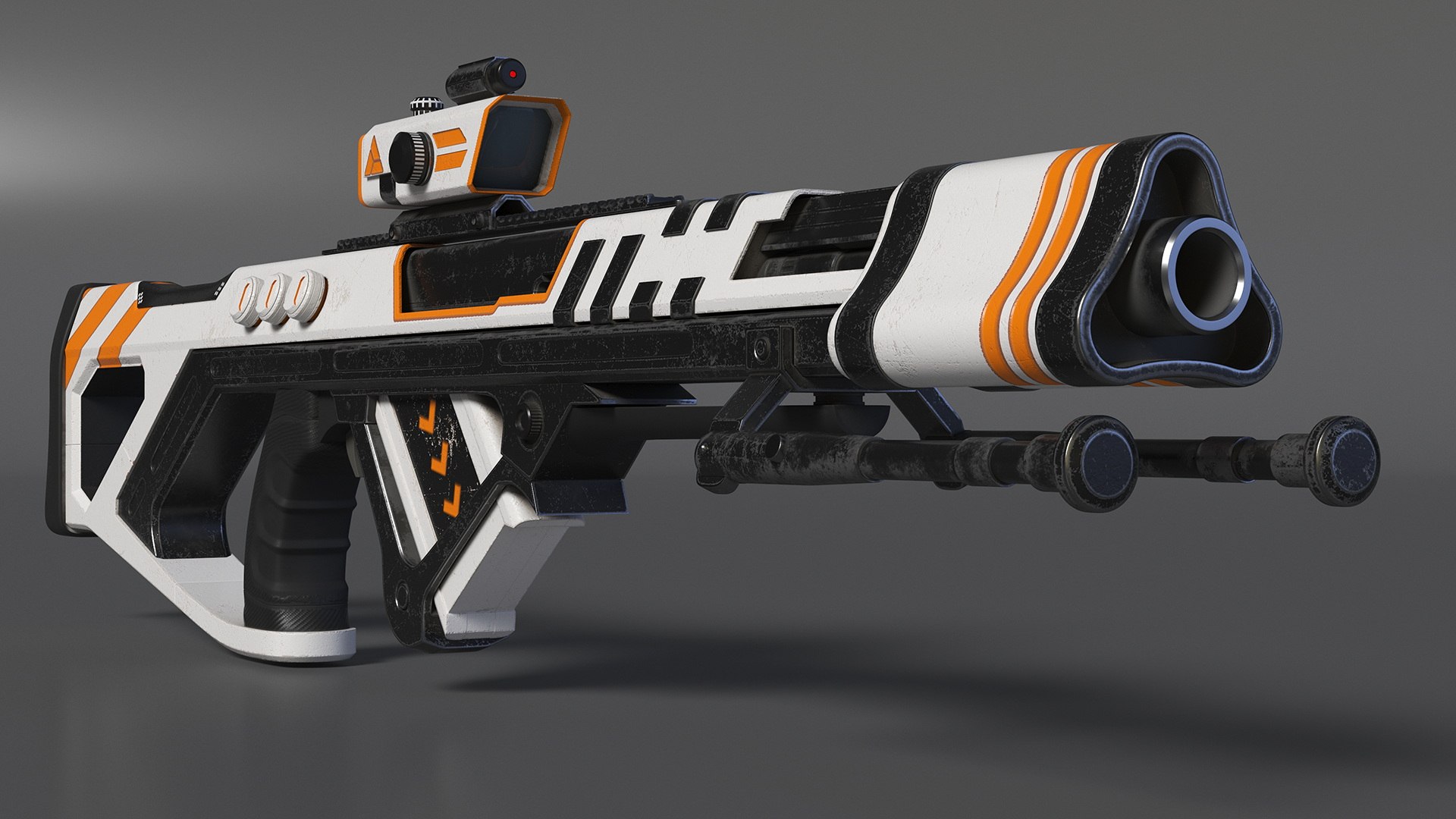 3D Futuristic Assault Weapon Model - TurboSquid 2276279